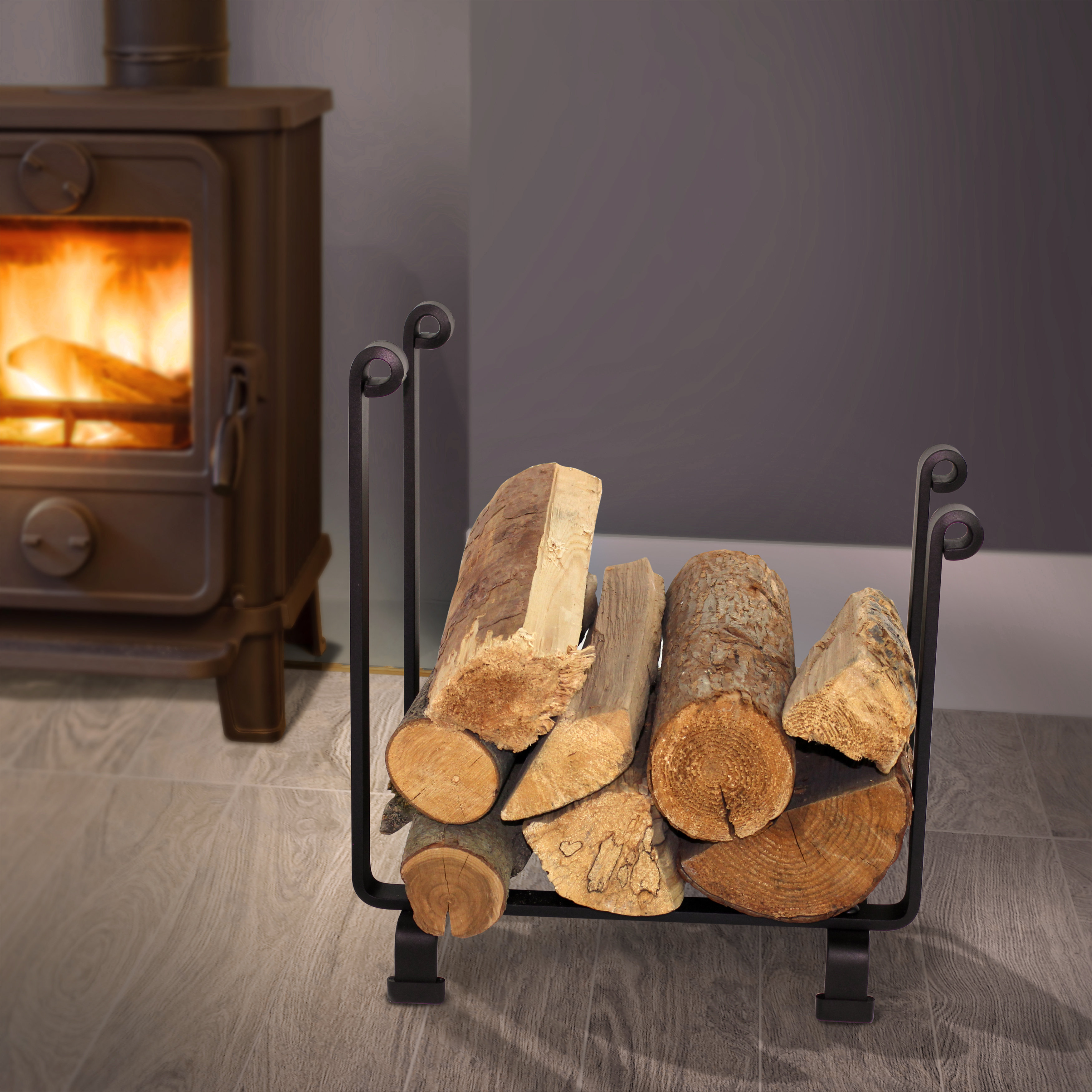 Enclume Handcrafted Indoor & Outdoor Hearth Fireplace Log Rack | Wayfair