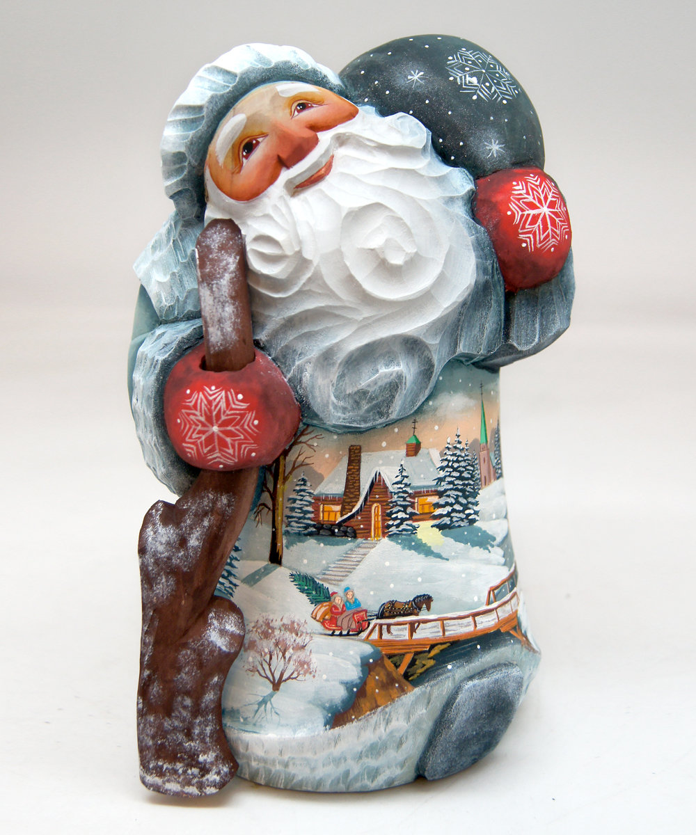 G Debrekht The Journey of the Evergreen Santa Figurine & Collectibles ...