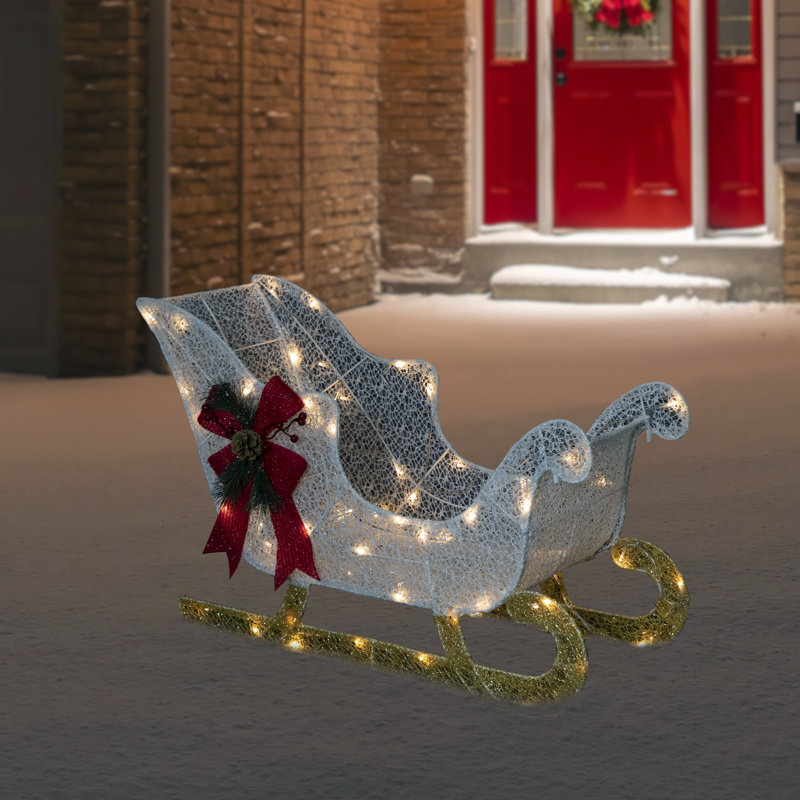 Northlight Seasonal Sleigh Lighted Display | Wayfair