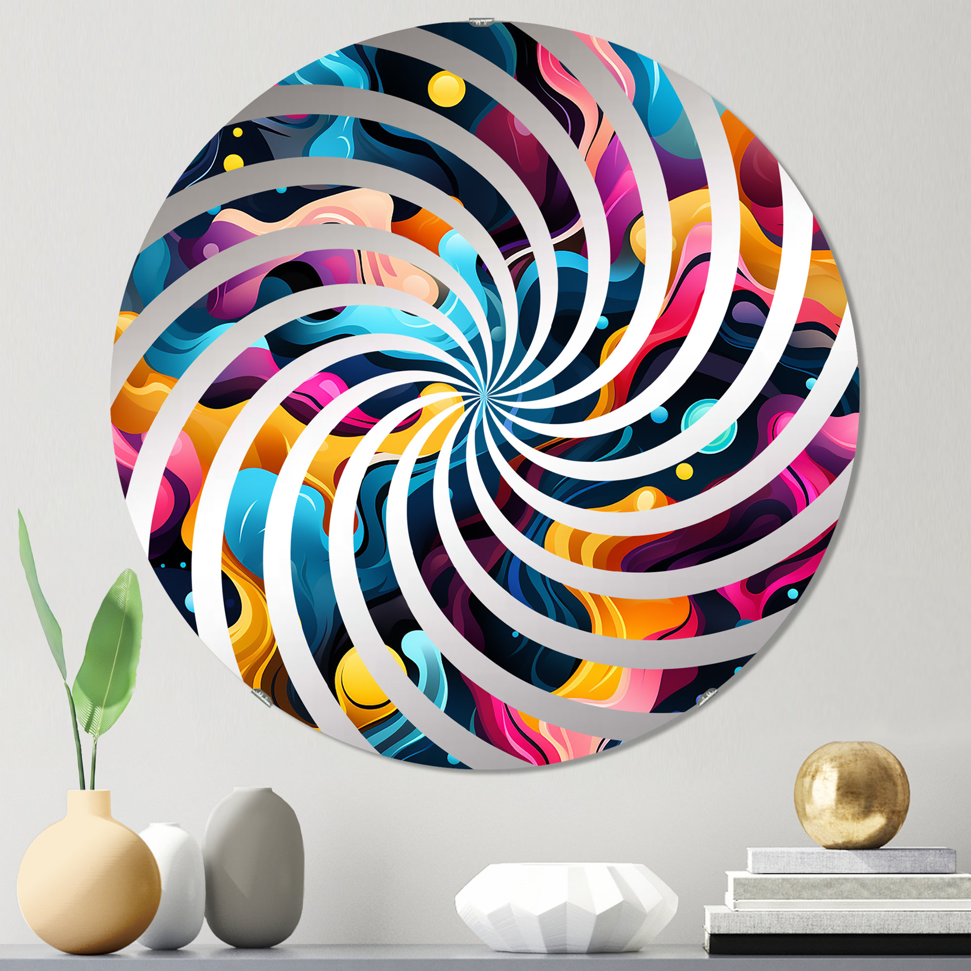 Design Art Multicolor Popart Playful Matrix VI - Vortex Decorative ...
