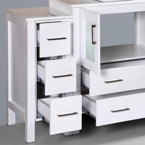 LessCare Modern 12" Freestanding Bathroom Vanity Base Only | Wayfair