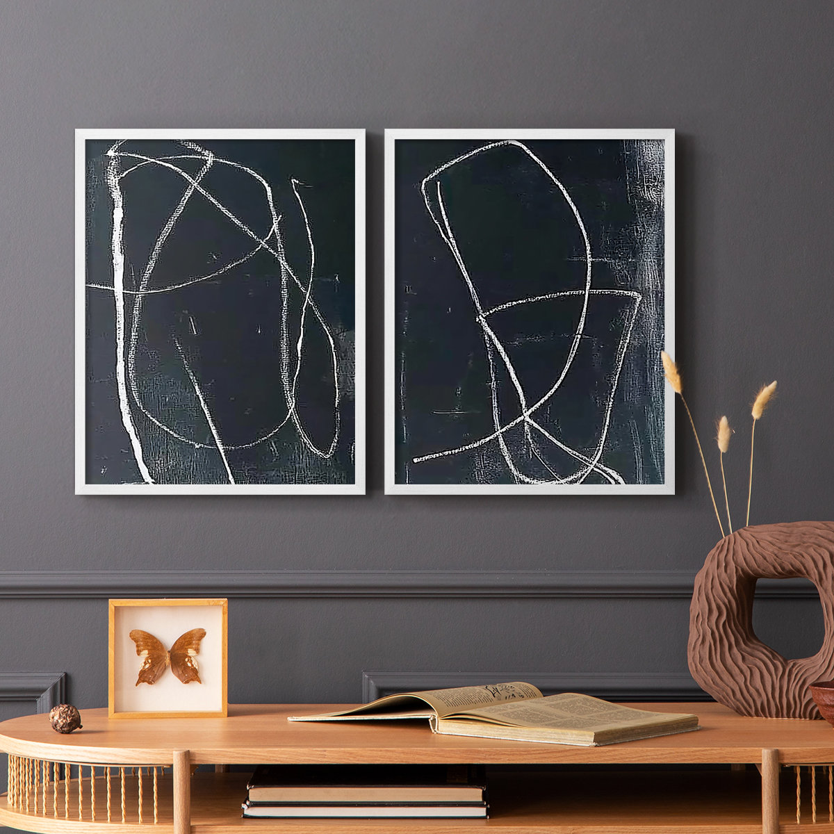 Wexford Home ABSTRACT Series DCXIX-Premium Framed Print -Ready to Hang ...