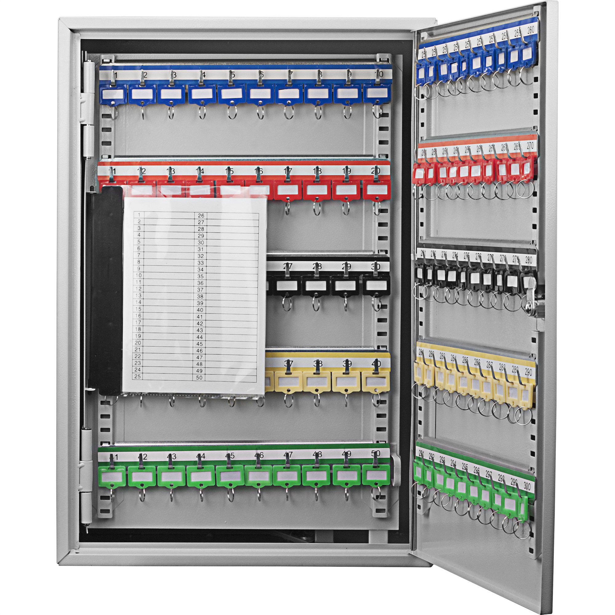 Ceballos 300 Key Adjustable Key Cabinet With Key Lock | Wayfair