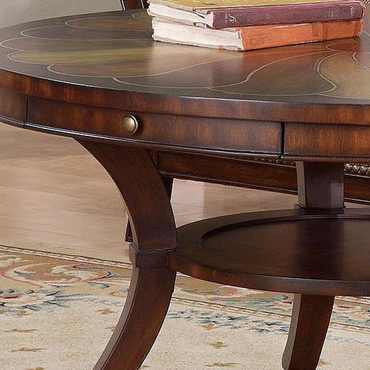 Powell Masterpiece Mahogany Coffee Table | Wayfair