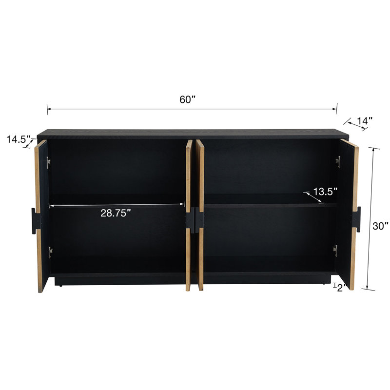 Union Rustic 60" Wide Sideboard & Reviews | Wayfair