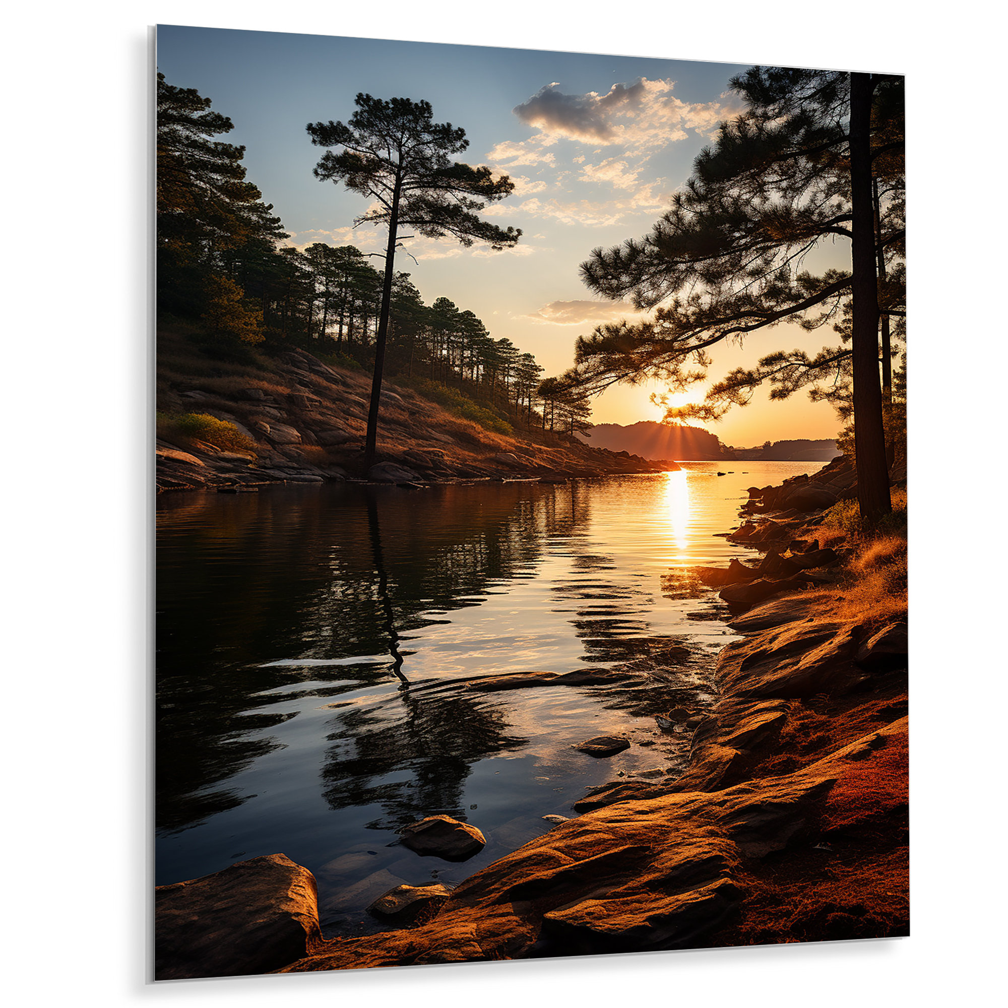Winston Porter Alabama Country Landscape III - Landscapes Metal Wall ...