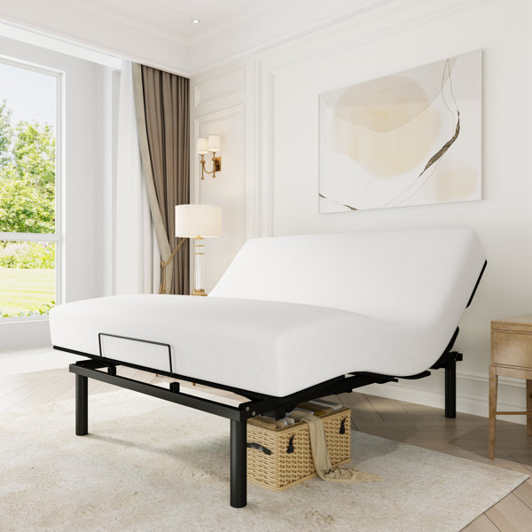 Alwyn Home Electric Ergonomic Adjustable Bed Queen Size "& Reviews ...