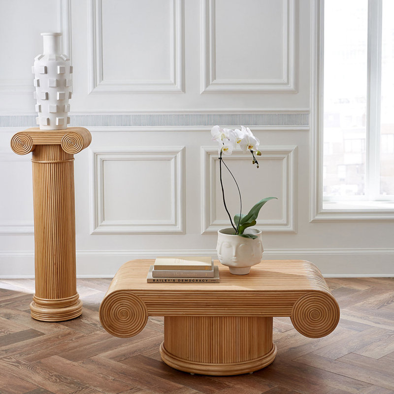 Jonathan Adler Riviera Rectangle Pedestal Plant Stand - Wayfair Canada