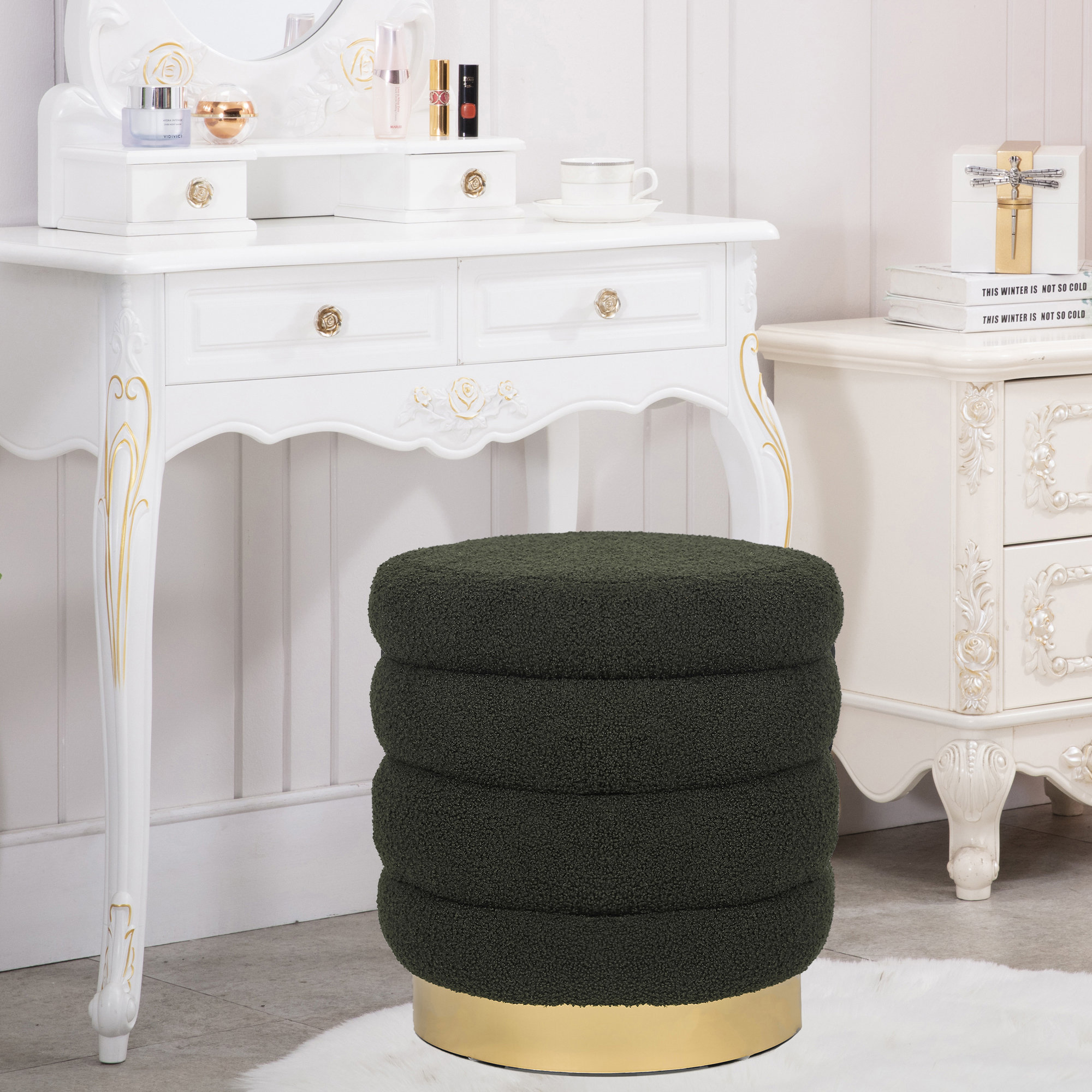 Mercer41 Mithusa Upholstered Ottoman & Reviews | Wayfair