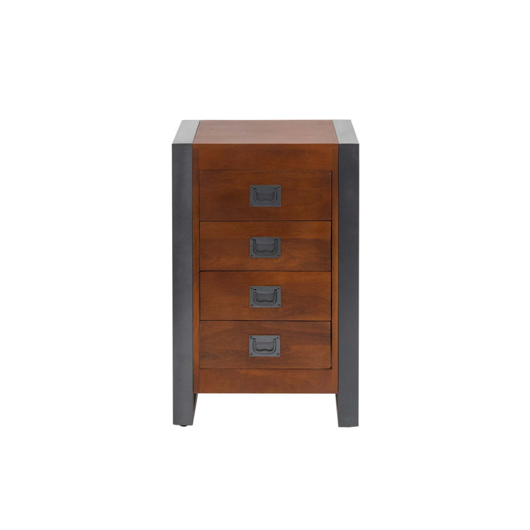 Williston Forge Ambrister Solid Wood Rectangle Chest Accent Chest ...