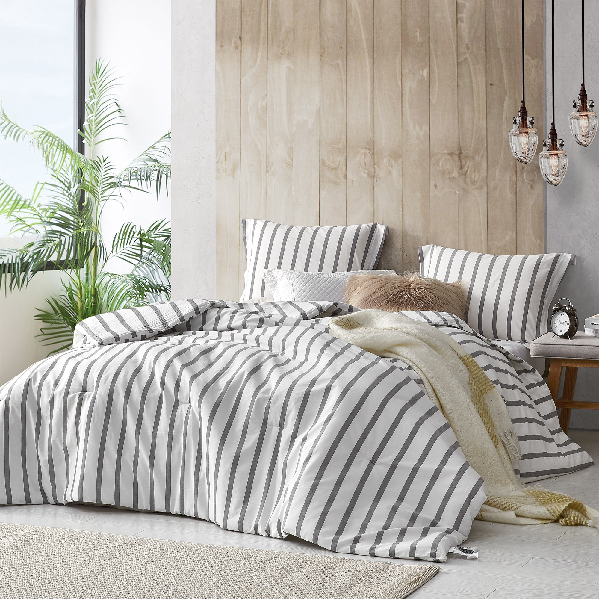 Byourbed Refined Stripe Oversized Comforter Set & Reviews - Wayfair Canada