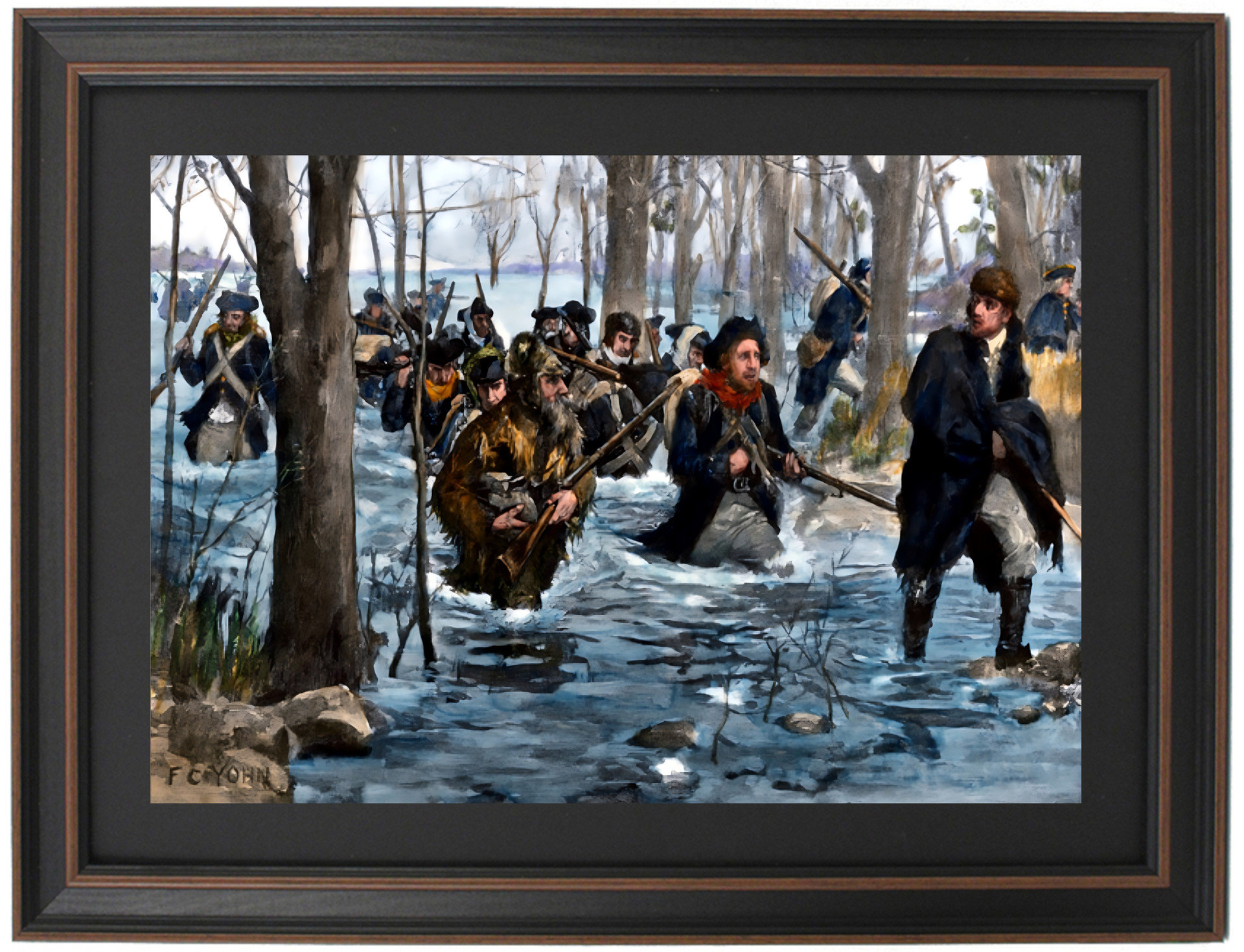 Red Barrel Studio® George Rogers Clark Leading American Forces On The ...