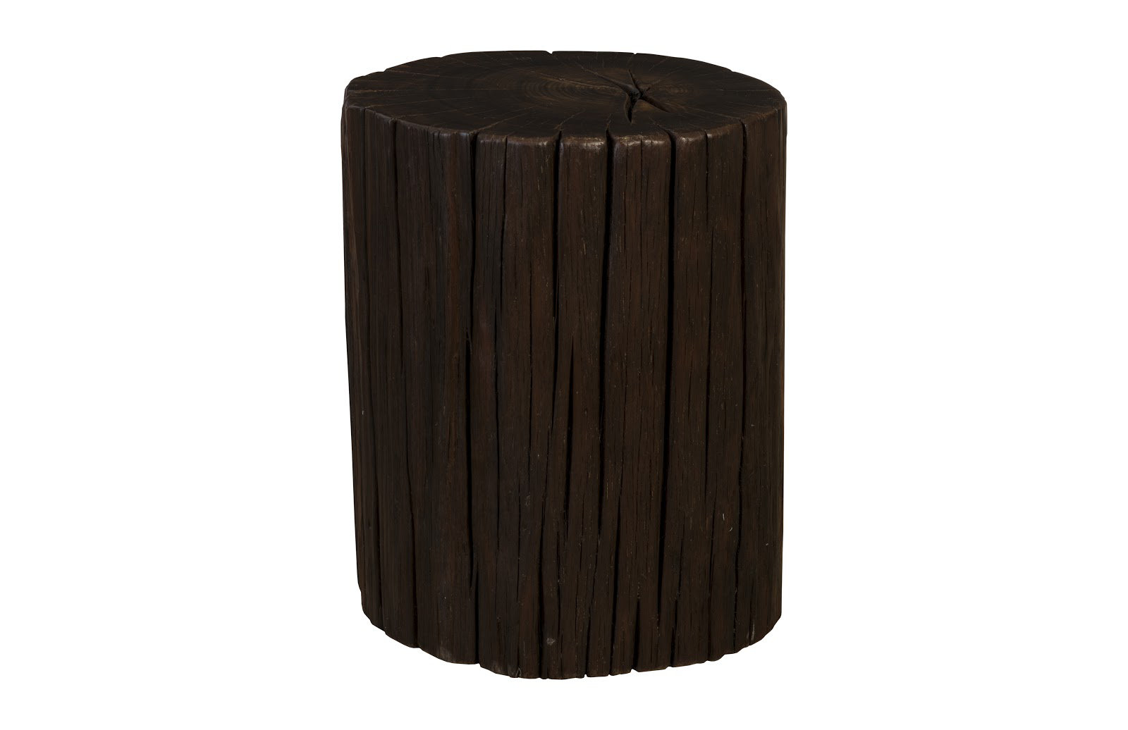 Phillips Collection Black Wood Stool, Assorted | Wayfair