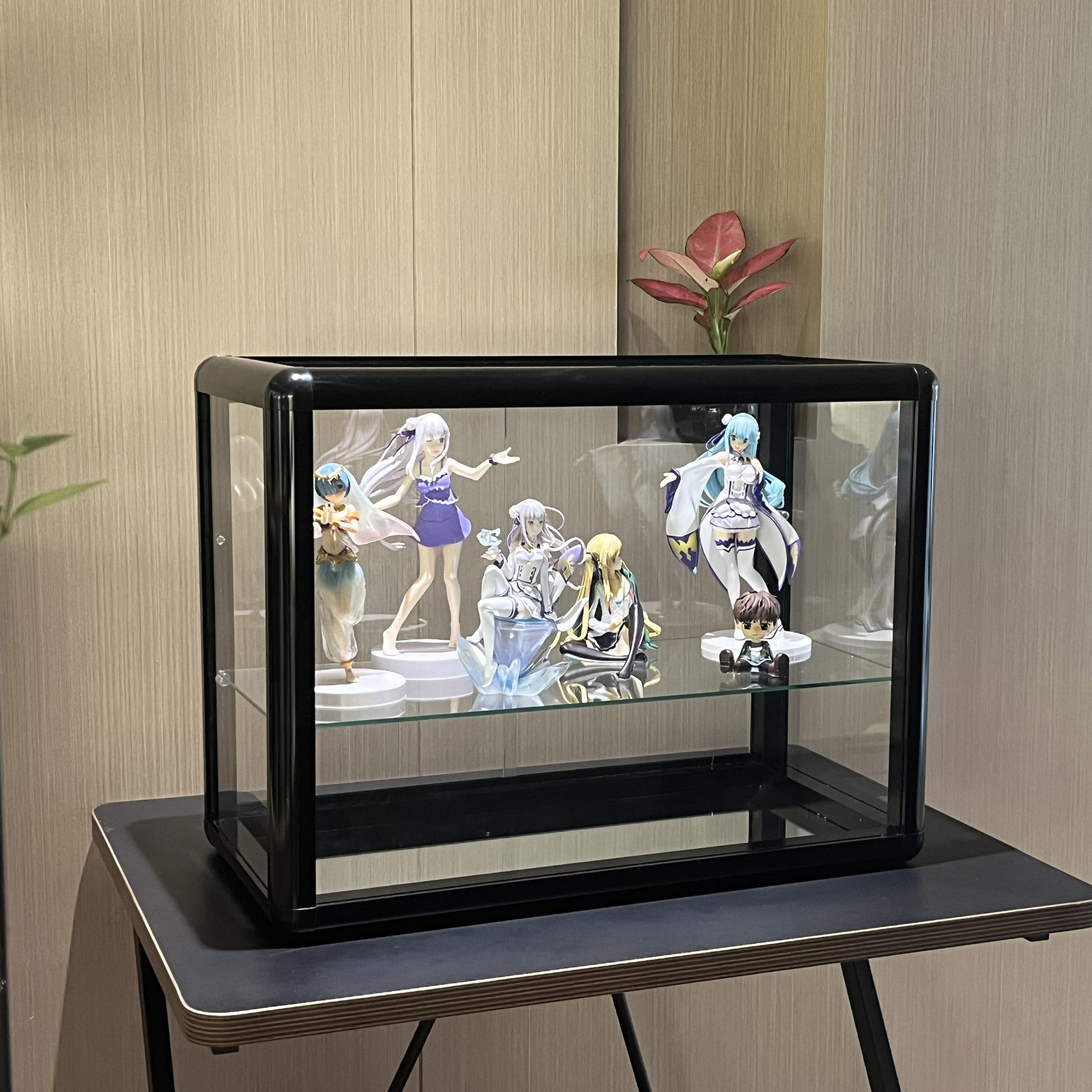 Latitude Run® Tempered Glass Counter Top Display Showcas Lock-Display ...