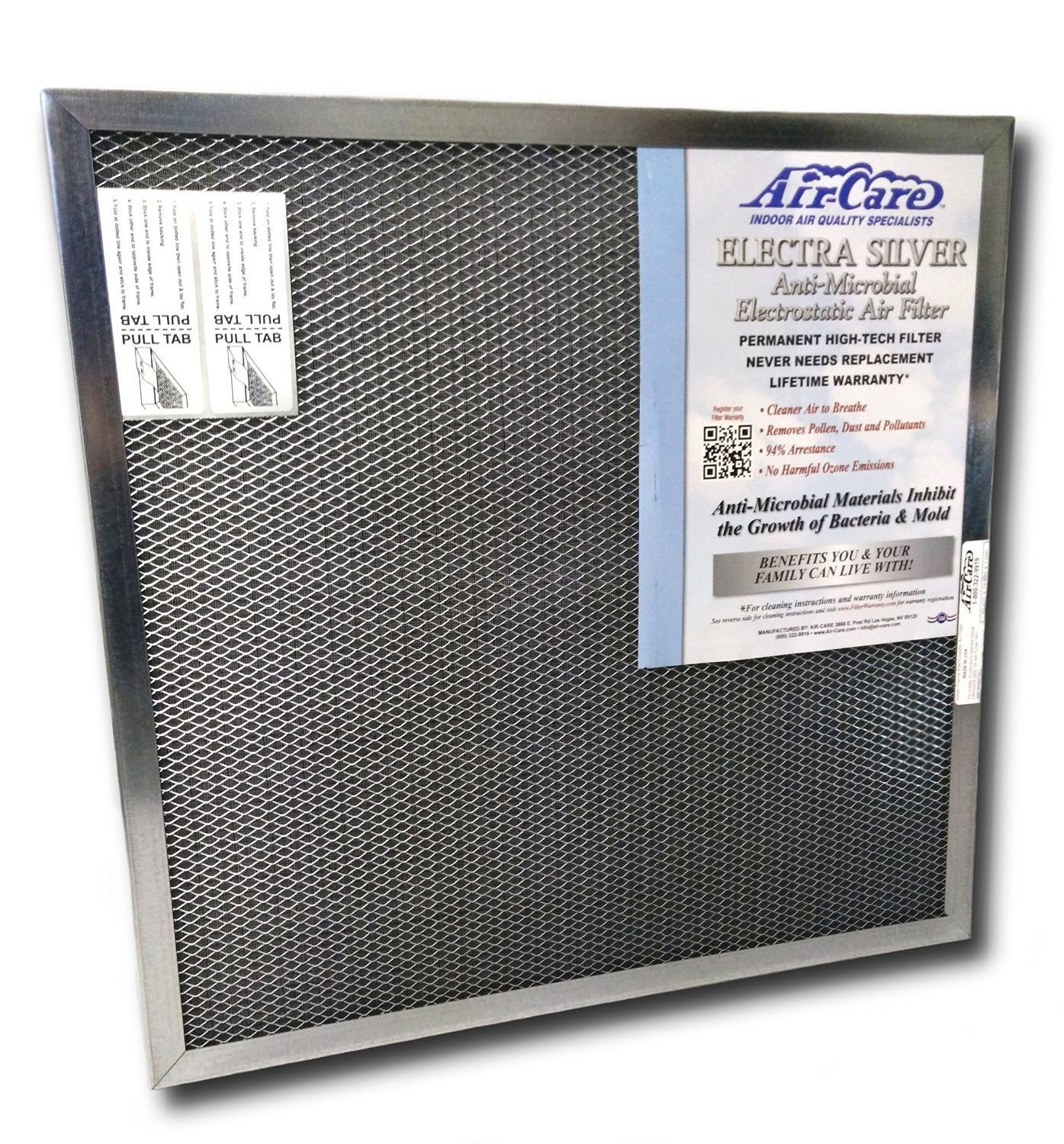 Air-Care Washable Electrostatic Air Filter for AC or Furnace & Reviews ...