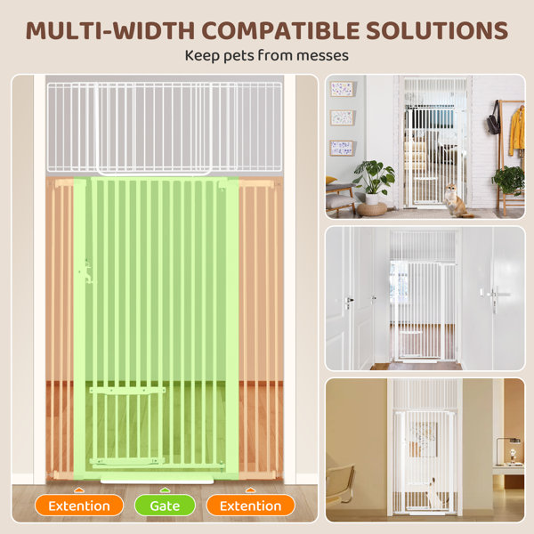 Tucker Murphy Pet™ 71" Extra Tall Heavy Duty Metal Safety Gate ...