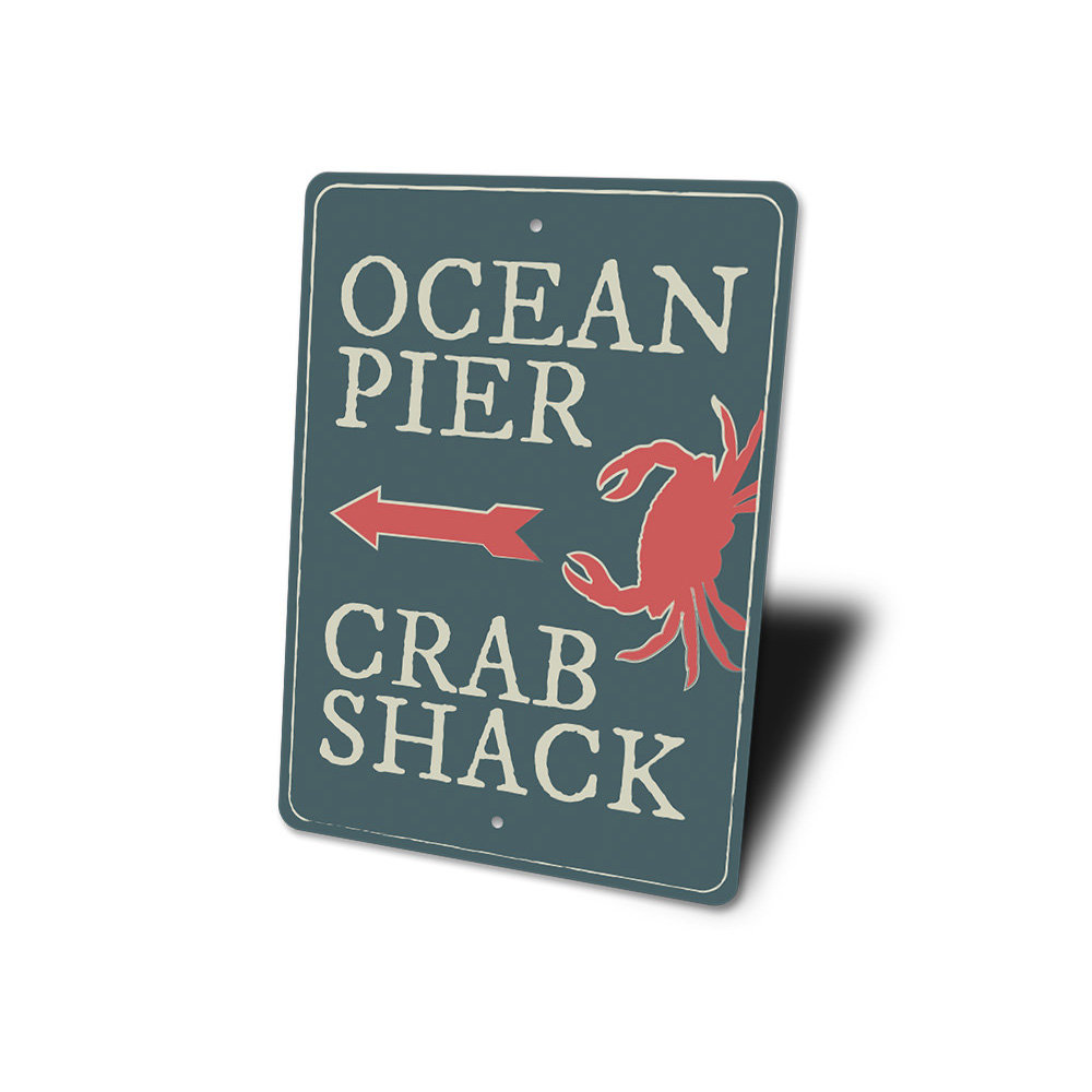 Lizton Sign Shop, Inc Ocean Pier Aluminum Sign | Wayfair