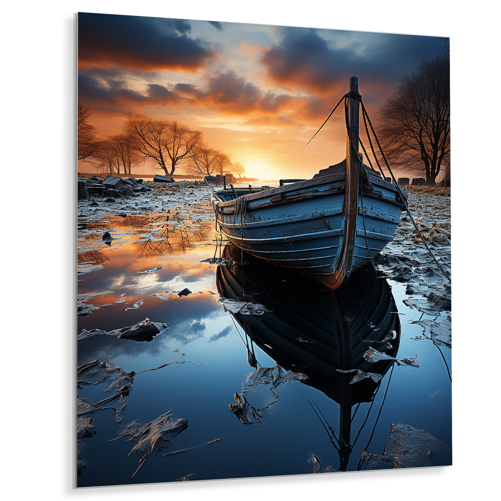 Latitude Run® Germany Dutch Skies Boat - Germany Metal Wall Decor ...