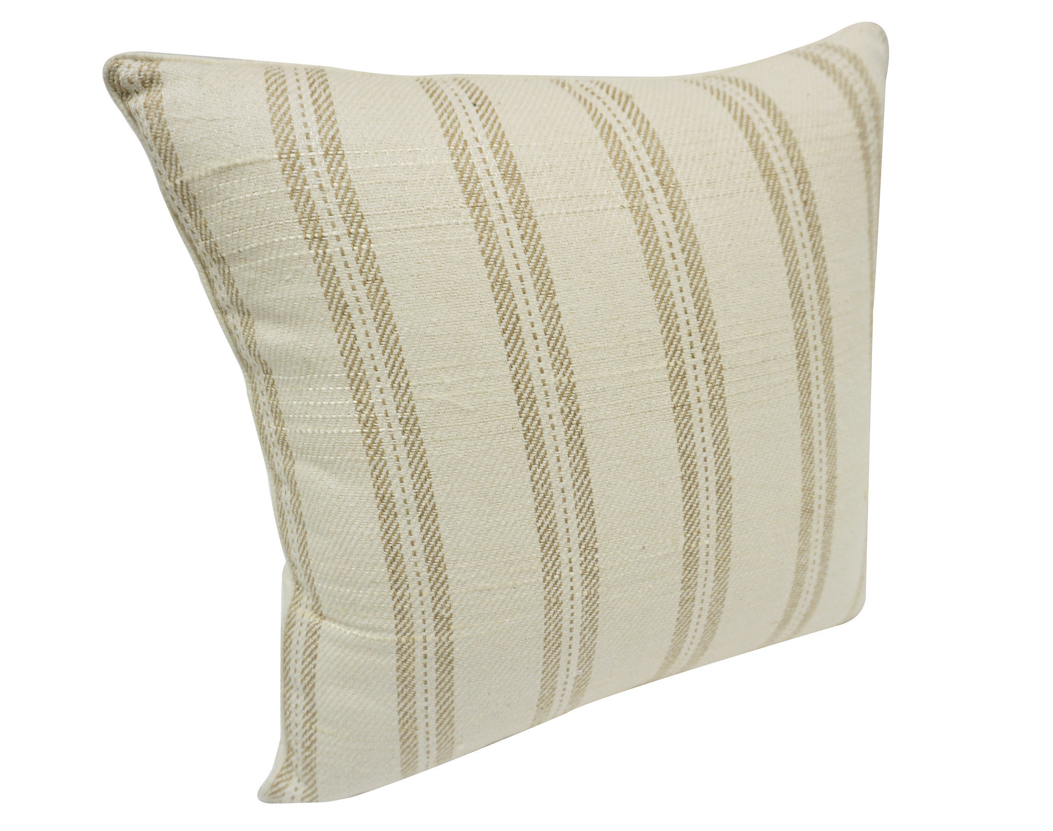 Home & Manor Tanjan Silk Striped Throw Pillow | Wayfair