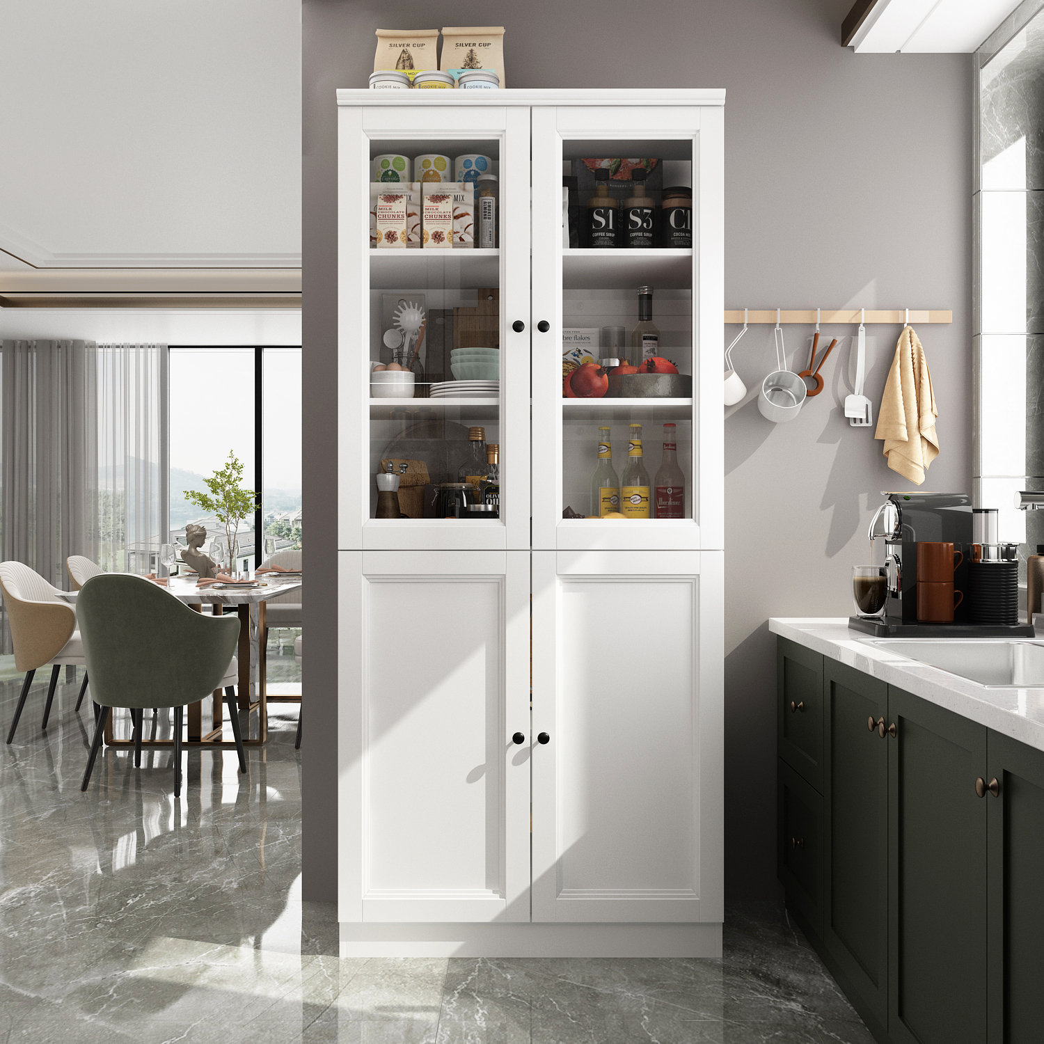Wade Logan Asija Dining Cabinet & Reviews - Wayfair Canada