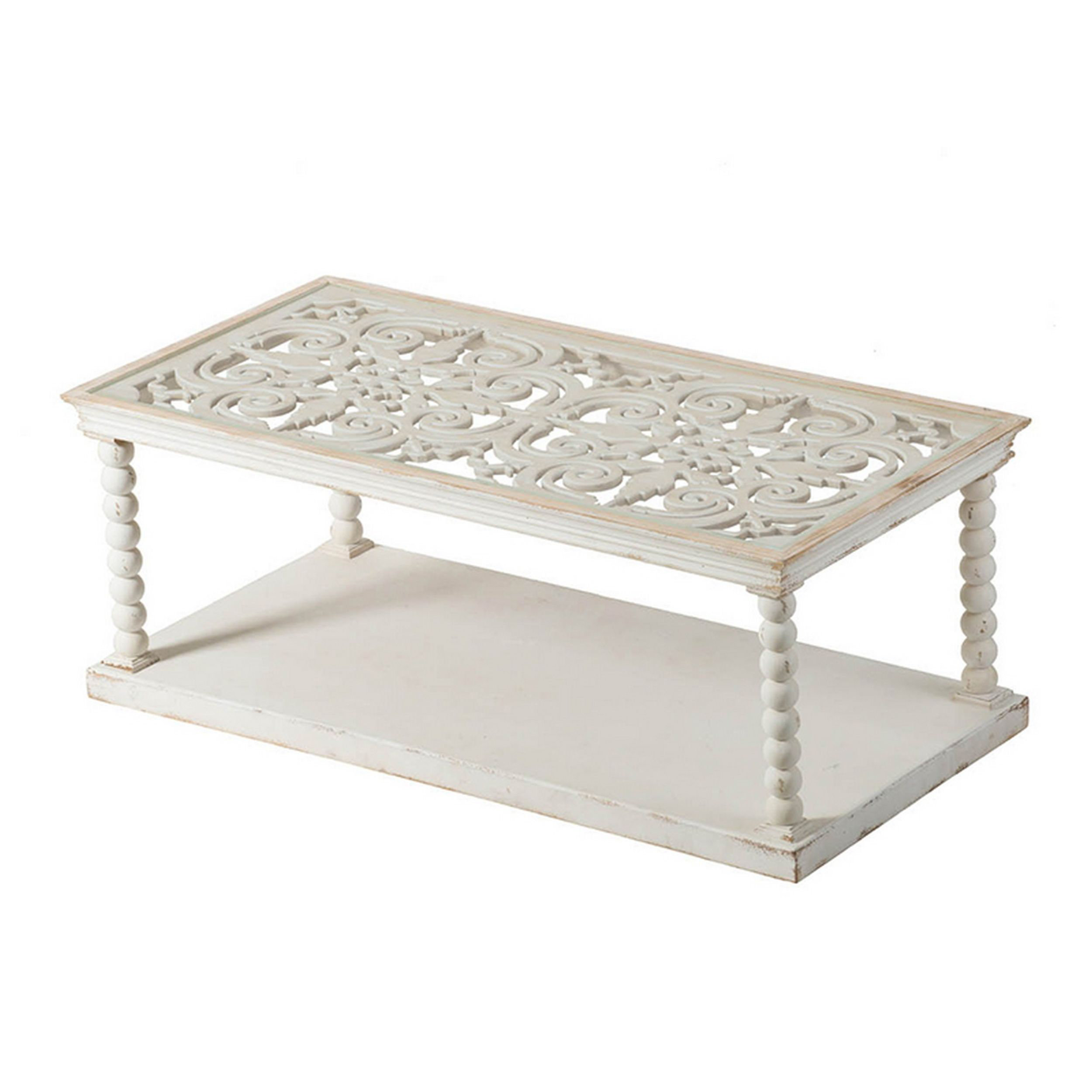 Ophelia & Co. Bernhardt Floor Shelf Coffee Table with Storage | Wayfair