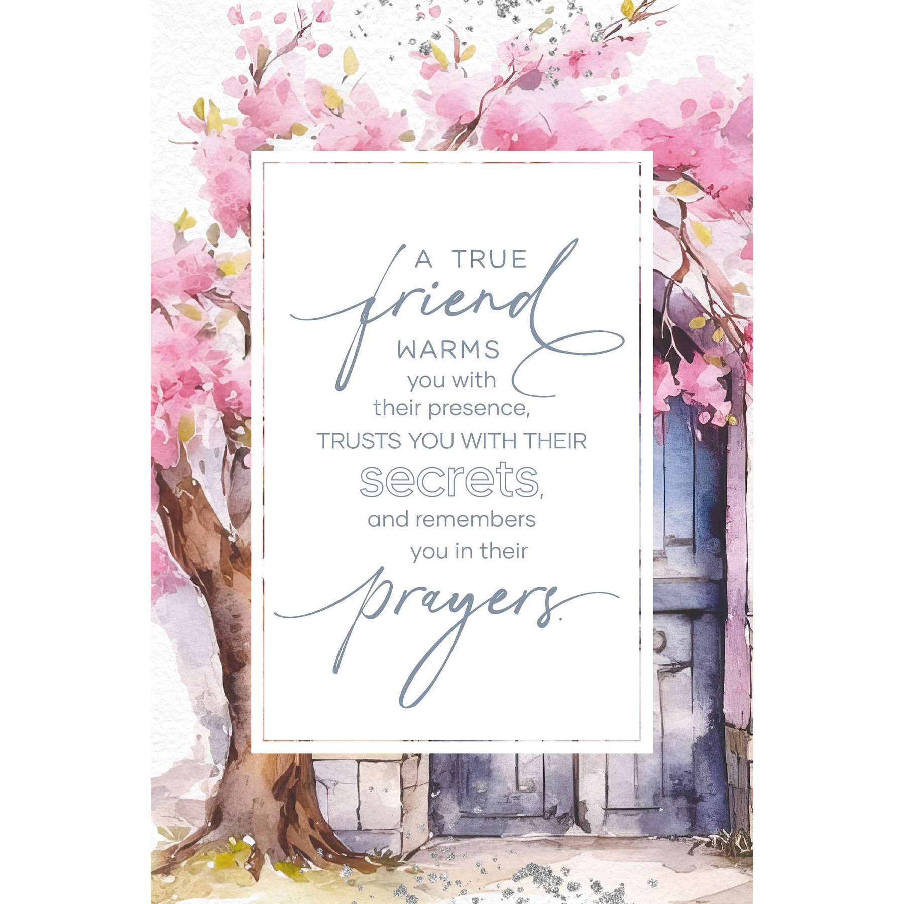 Trinx A True Friend Wood Plaque with Easel and Hook Wall Tabletop Art ...