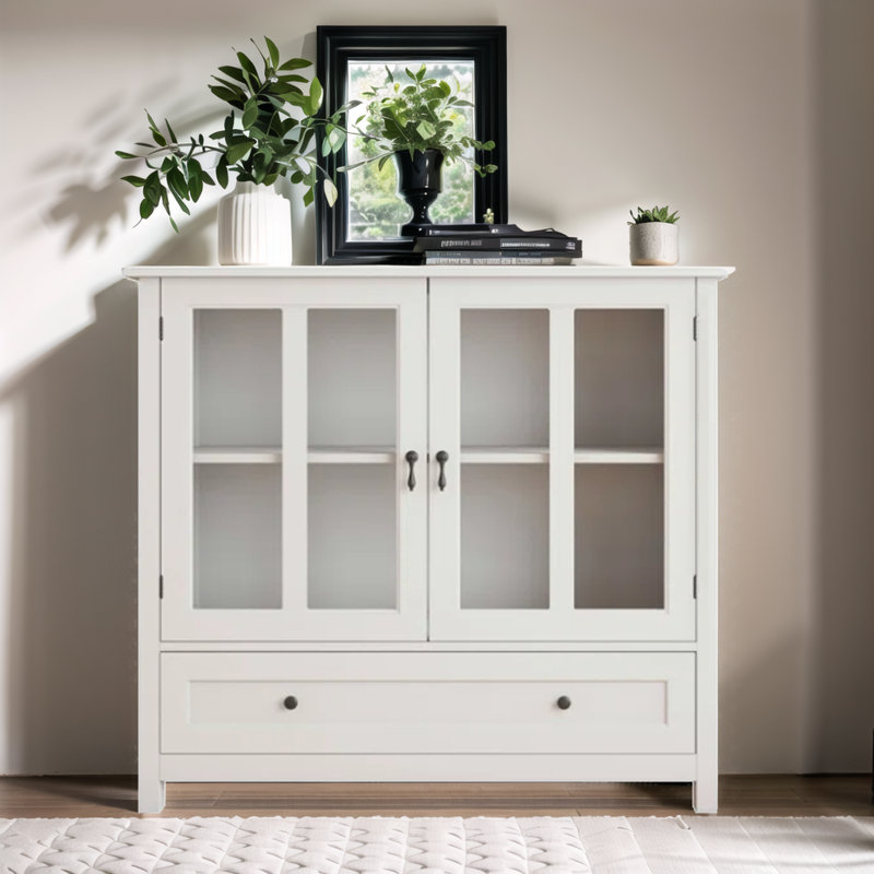 Red Barrel Studio® Modern Wooden Accent Cabinet, Storage Cabinet with ...