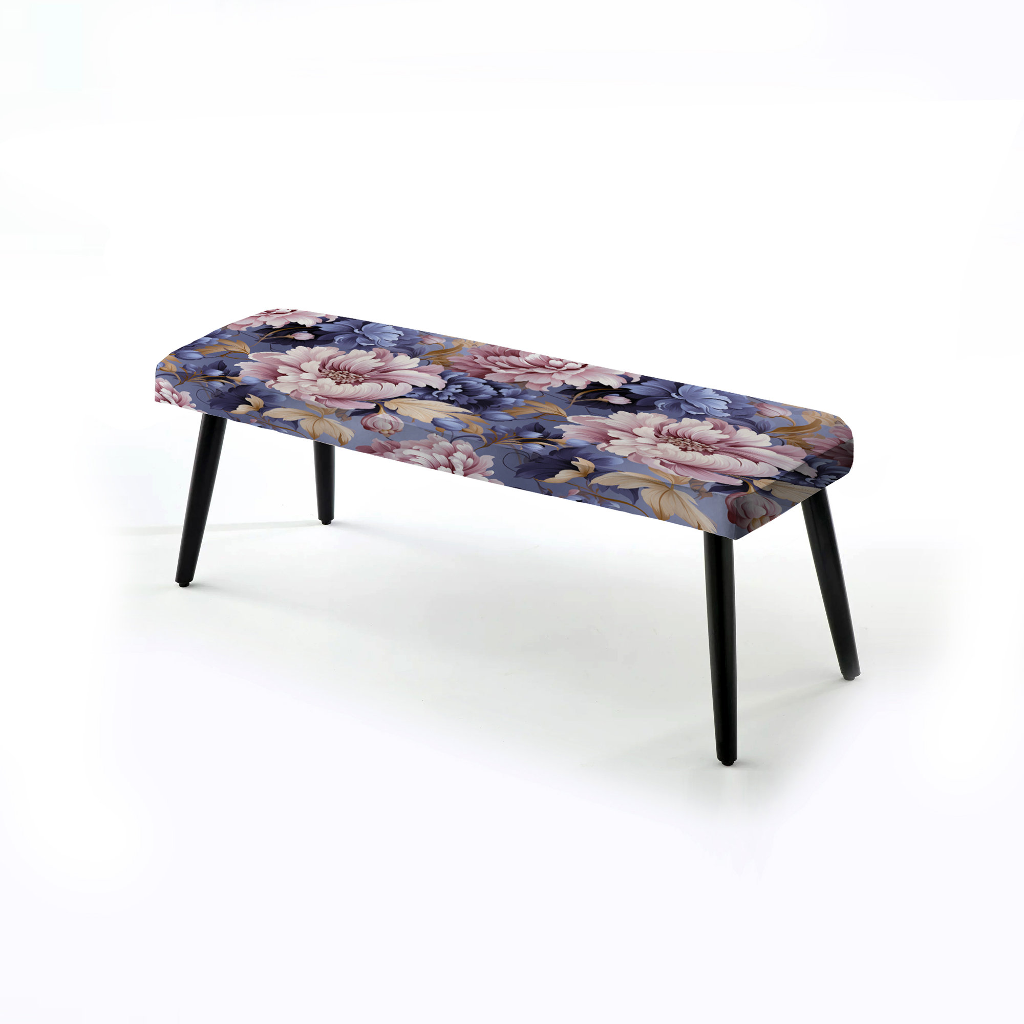 Design Art Purple And Pink Royal Damask Treasures - Damask Upholstered ...