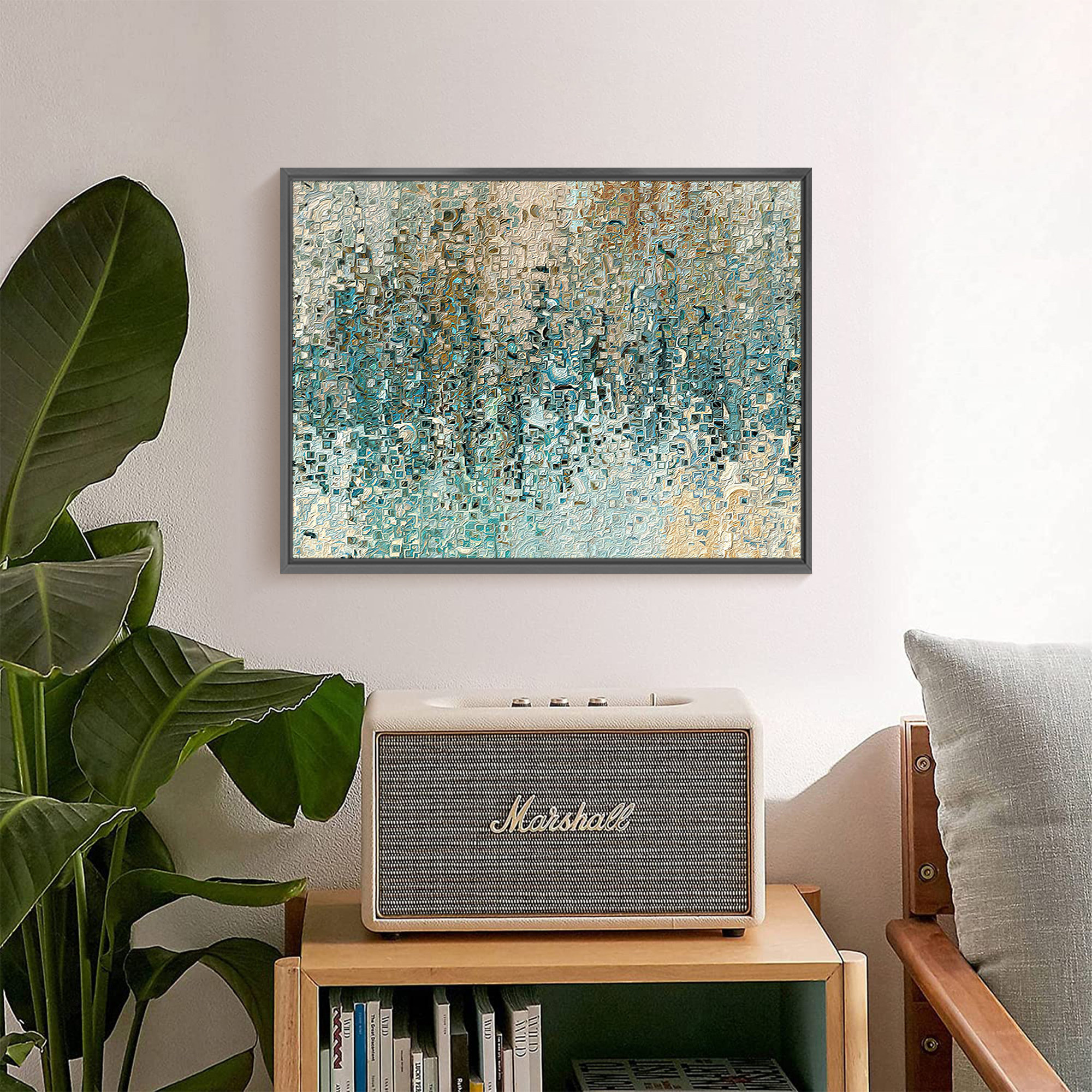 Wrought Studio™ Color Abstract - Picture Frame Print on Canvas | Wayfair