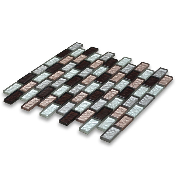 Marble Online 12" x 12" Marble Mosaic Brick JointWall & Floor Tile ...