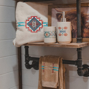 Paseo Road by HiEnd Accents Spirit Valley Cream Aztec Print Ceramic ...