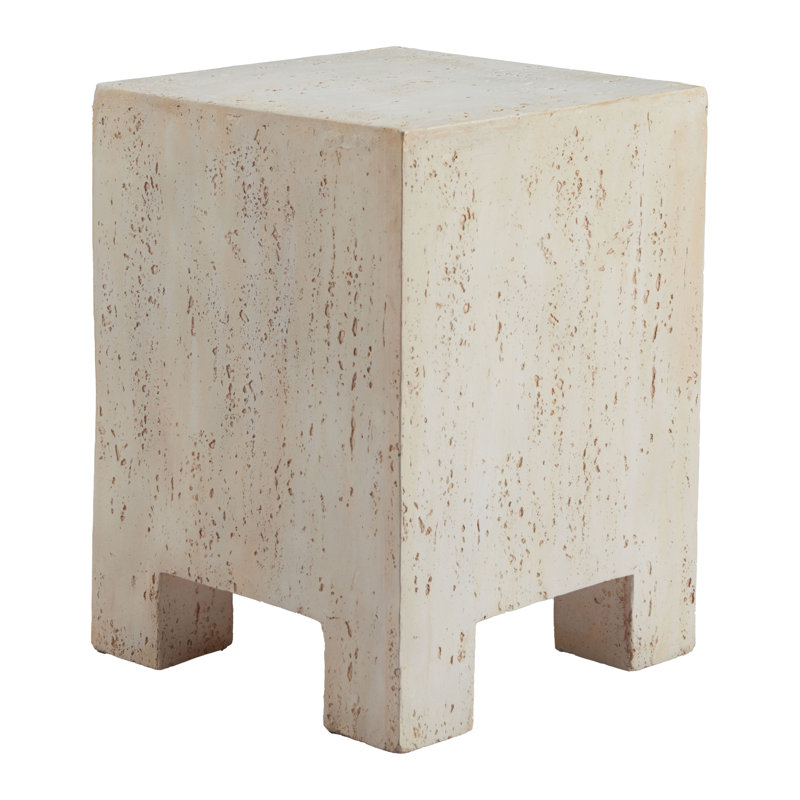 Gracie Oaks Bavisha Side Table Beige | Wayfair