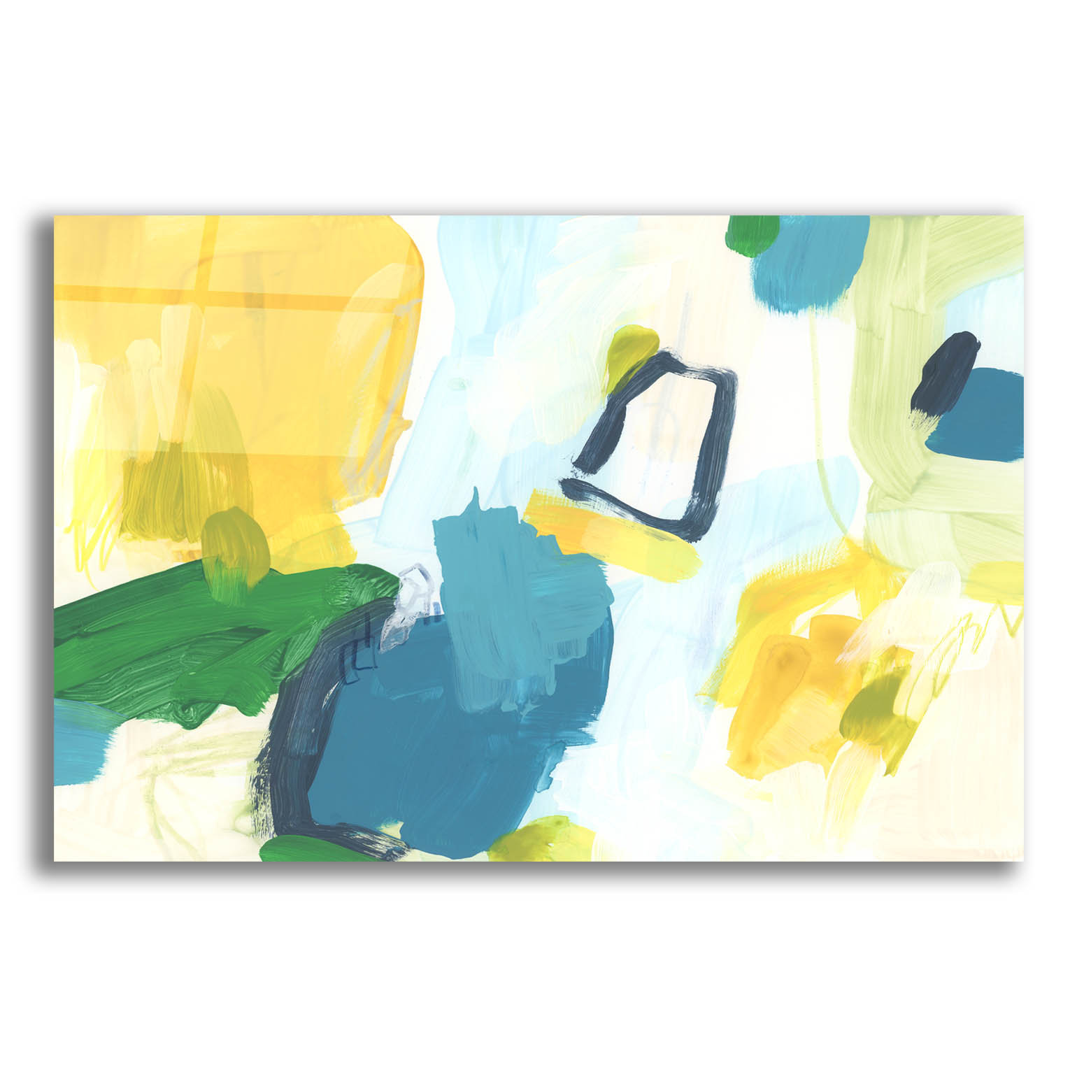 Latitude Run® 'Sunnyside Up 1' by June Erica Vess Acrylic Glass Wall ...