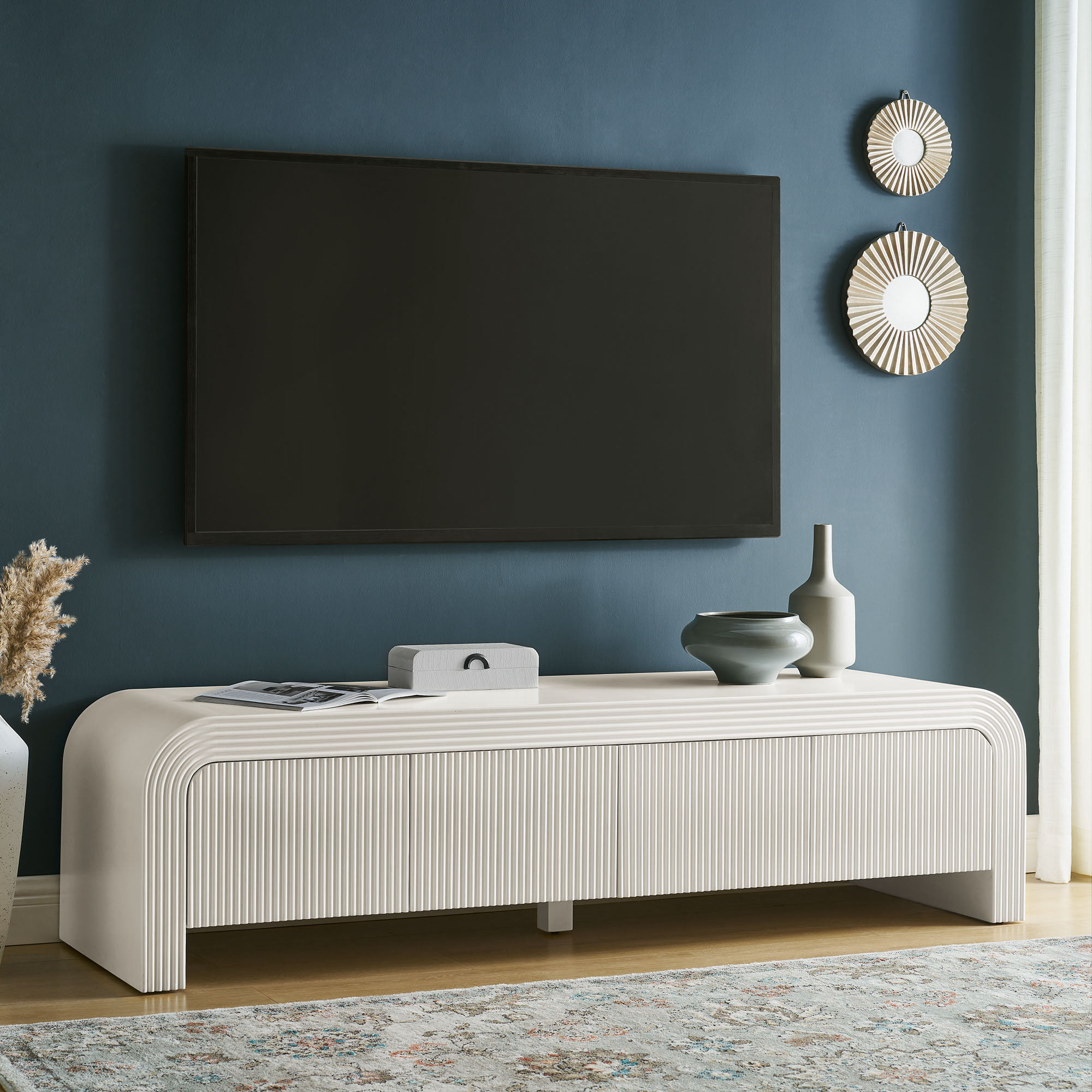 Modway Waterflute 68" Fluted TV Stand | Wayfair