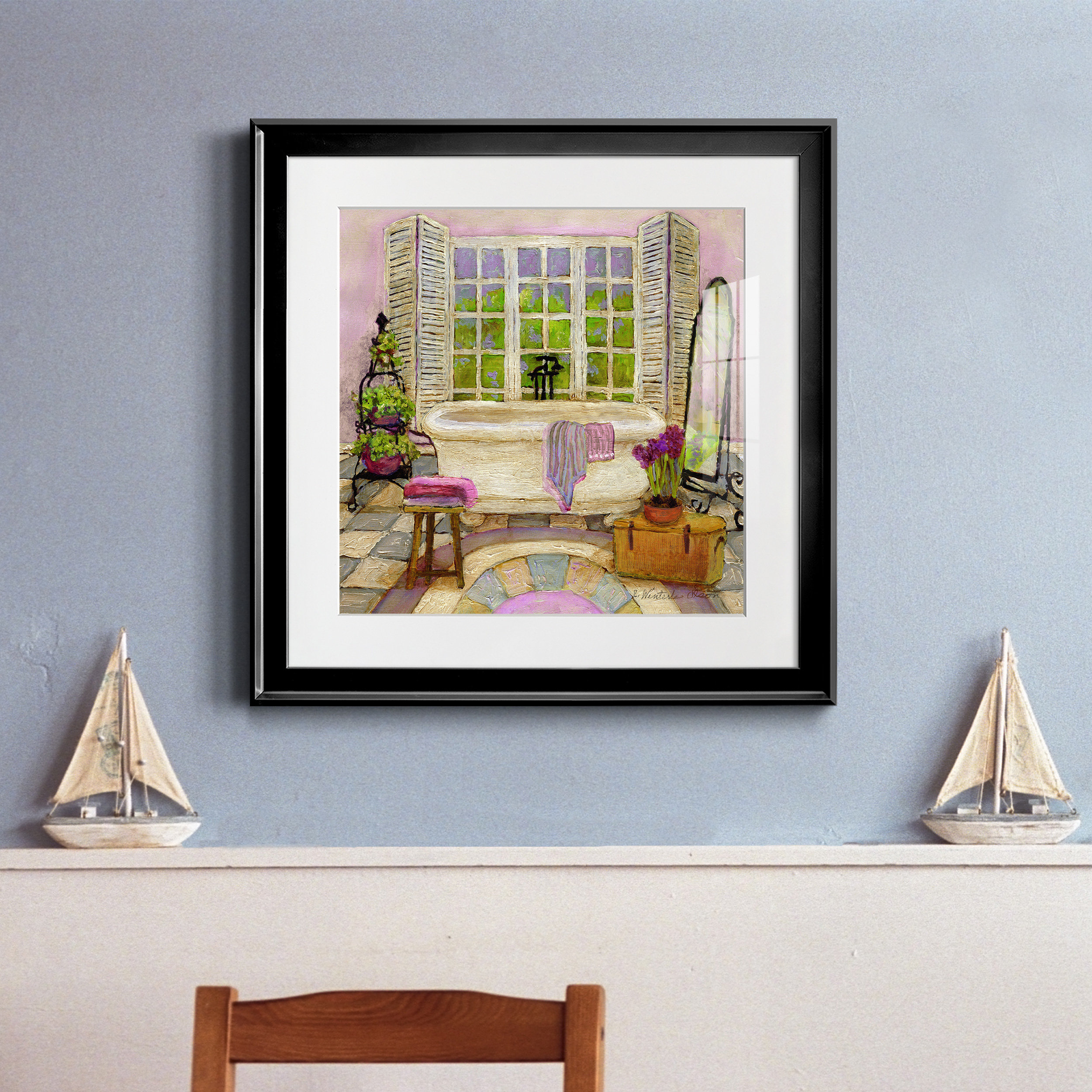 Ophelia & Co. Sunny Day Bath II - Picture Frame Print - Wayfair Canada