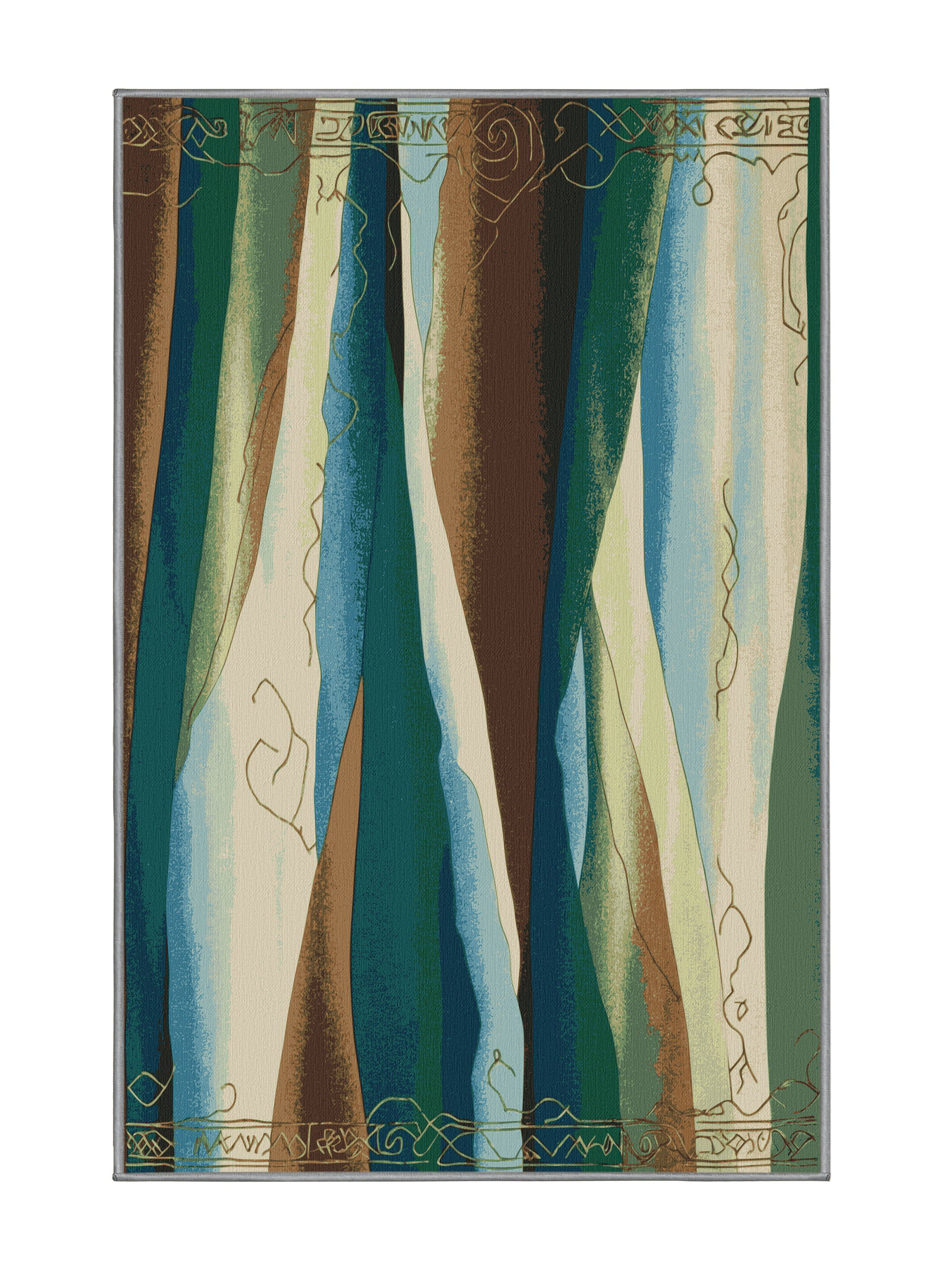 Orren Ellis Radiant Peaks Rug | Wayfair