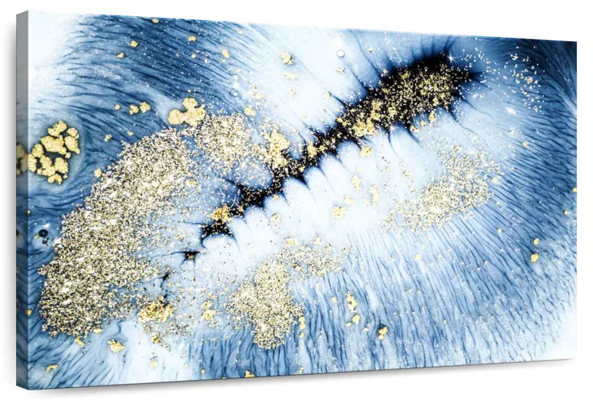 Wade Logan® Avery Gold Powder Abstract - Wayfair Canada