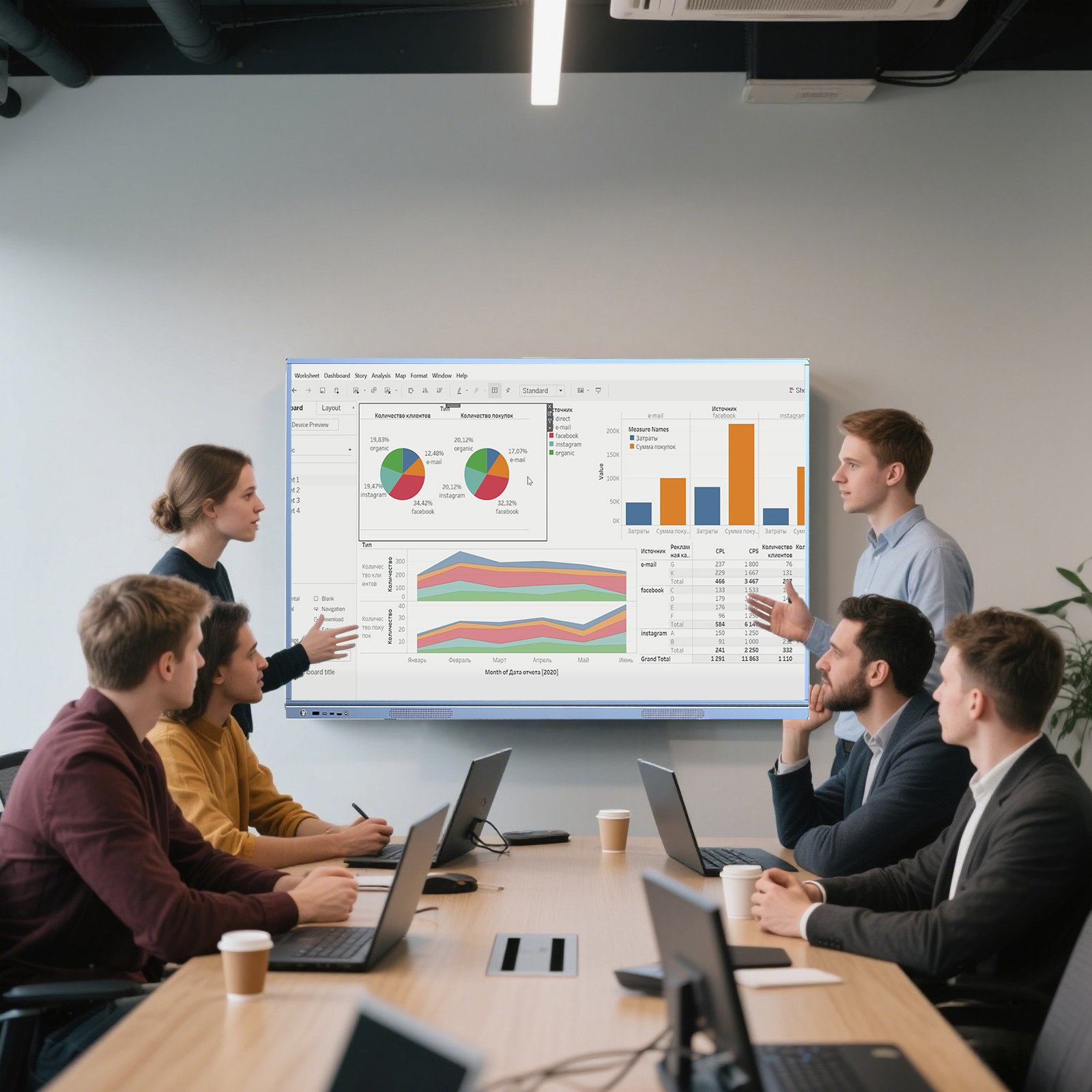 JYXCN Smart Board 86 Inch Interactive Whiteboard All-in-One, Touch Screen Computer with Dual ...