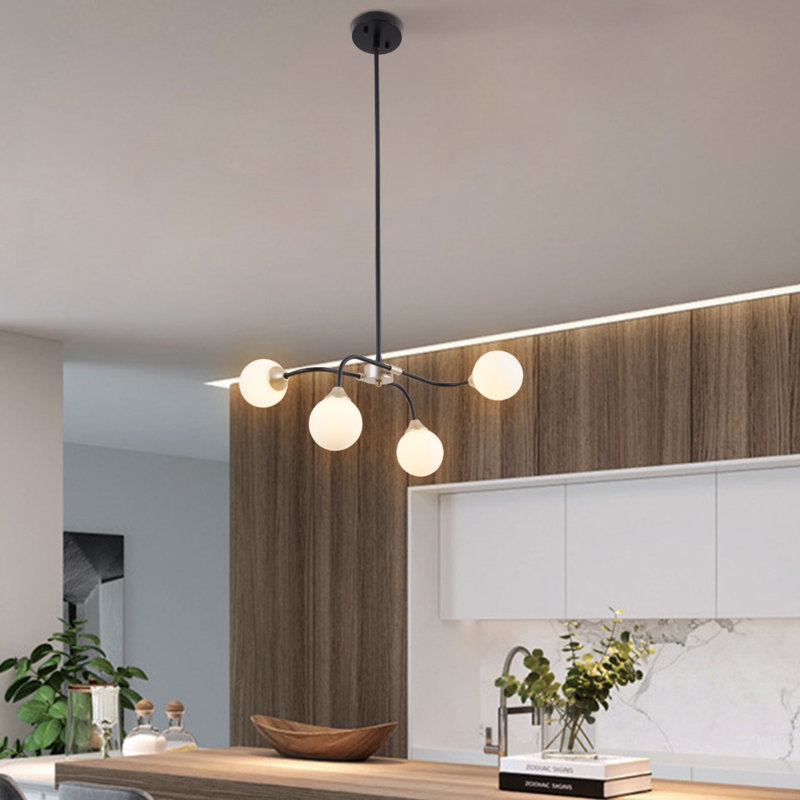 Wrought Studio™ Chaunce 4 - Light Bulb Pendant | Wayfair