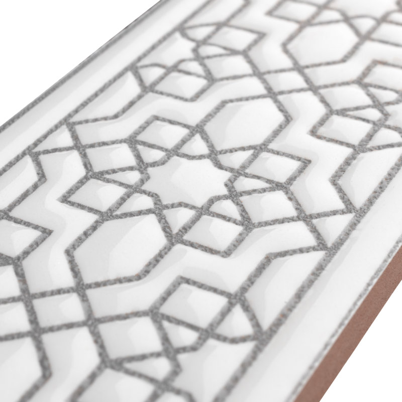 Merola Tile Sevillano 2"x 7-7/8" Ceramic Listello Wall Tile Trim in ...