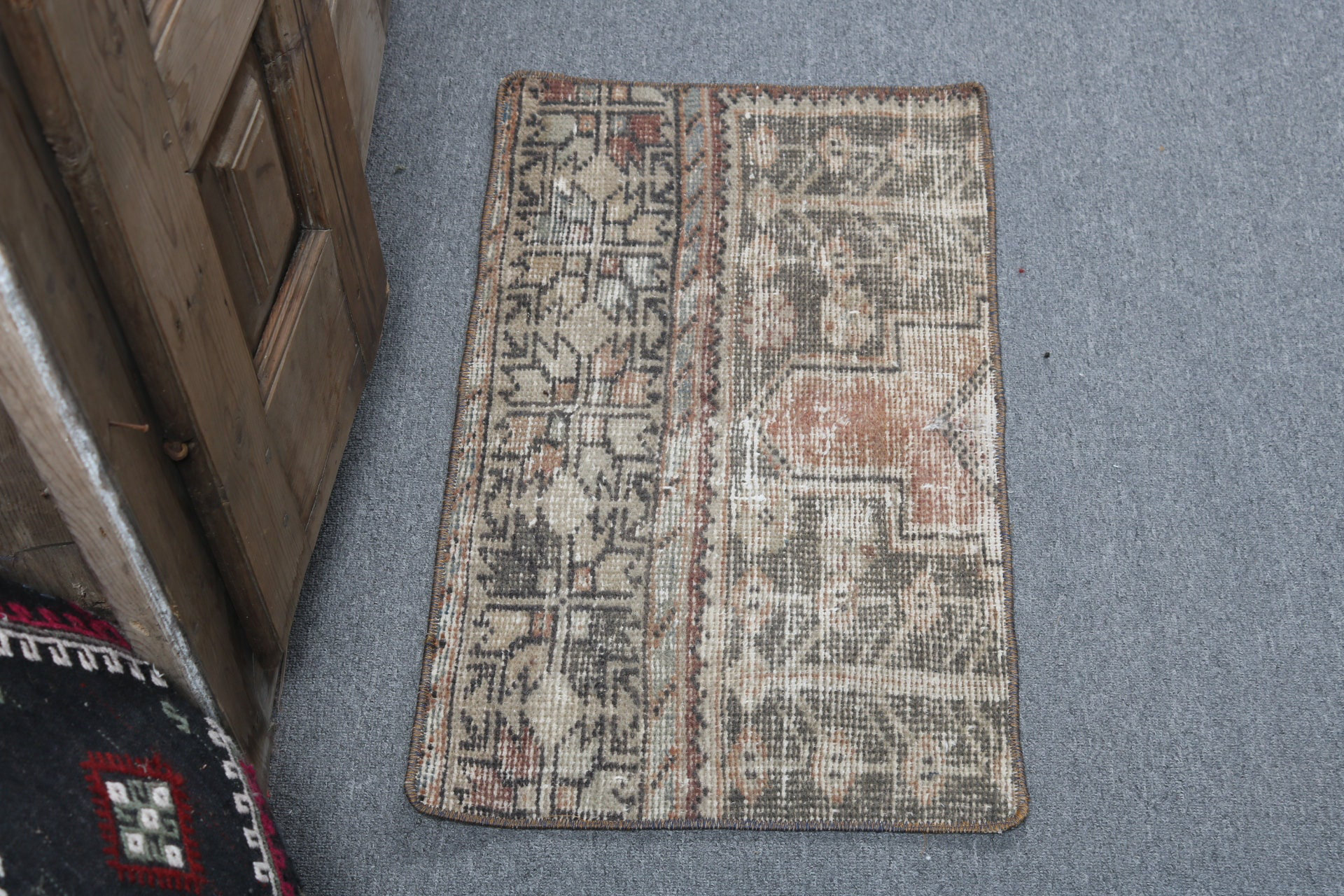 Fleur De Lis Living Traditional Toned Vintage Turkish Door Mat Ideal ...