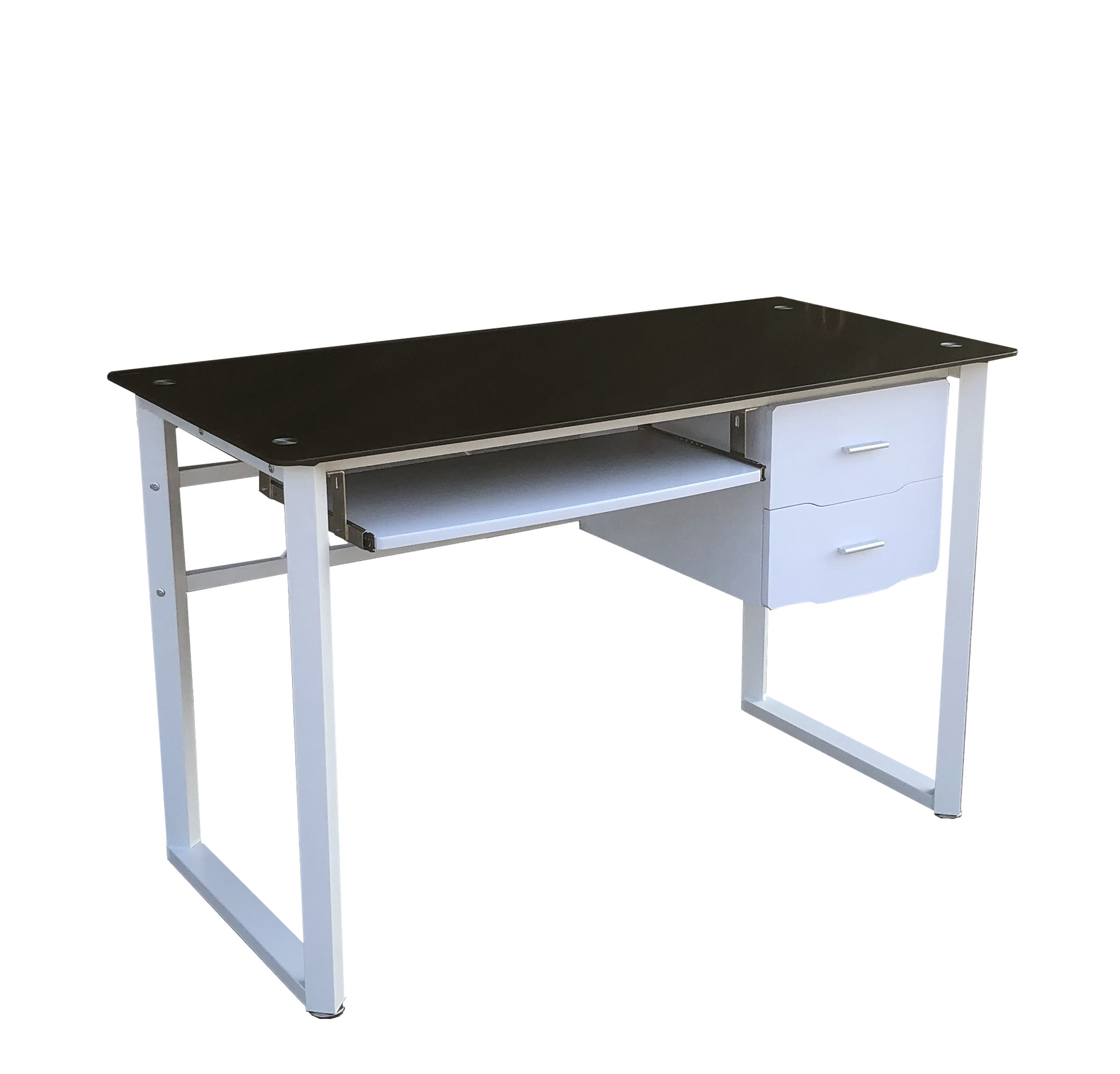 Latitude Run® Granata Computer Desk Glass Top - Wayfair Canada