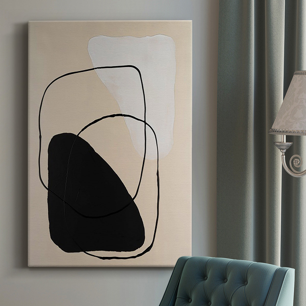 Ivy Bronx Avant Mod II Premium Gallery Wrapped Canvas - Ready To Hang ...