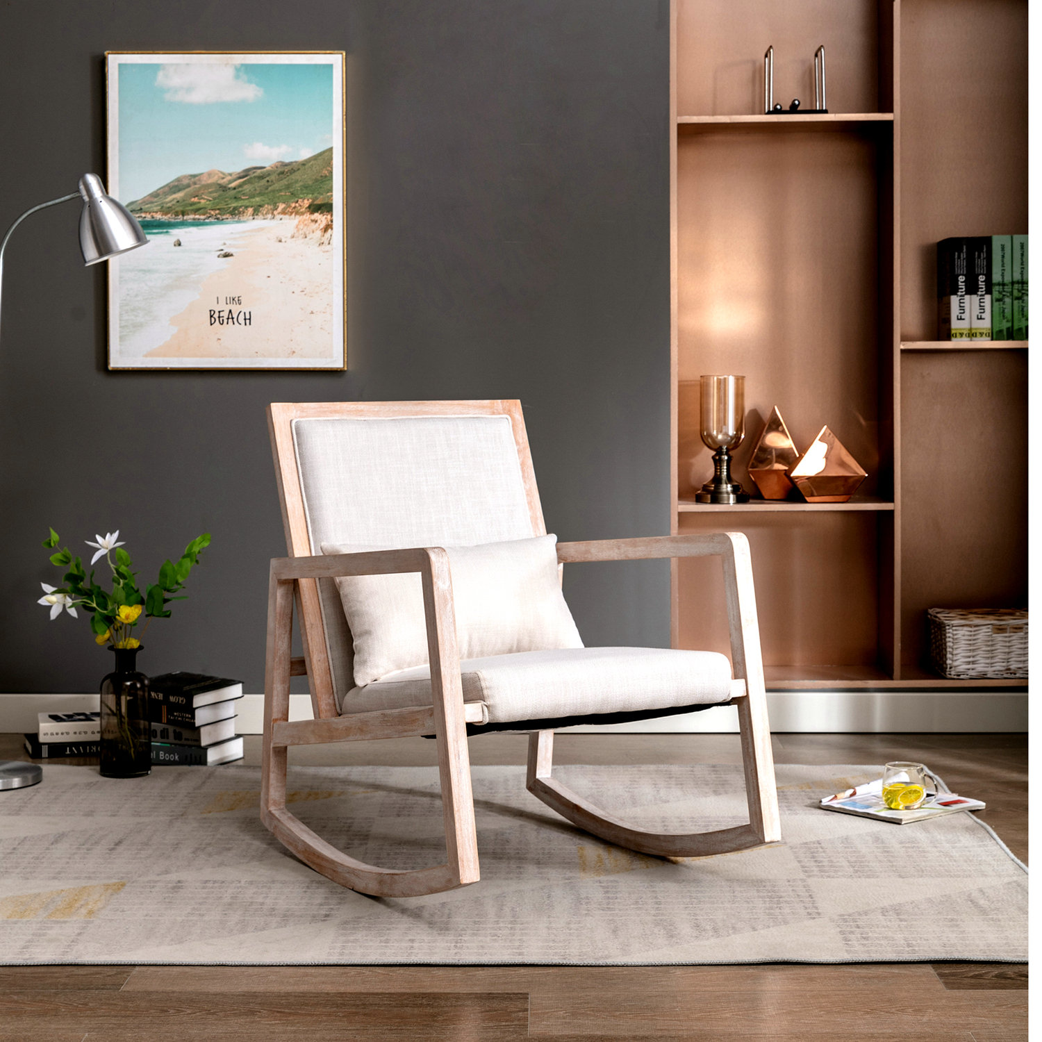 Gracie Oaks Stach Rocking Chair | Wayfair