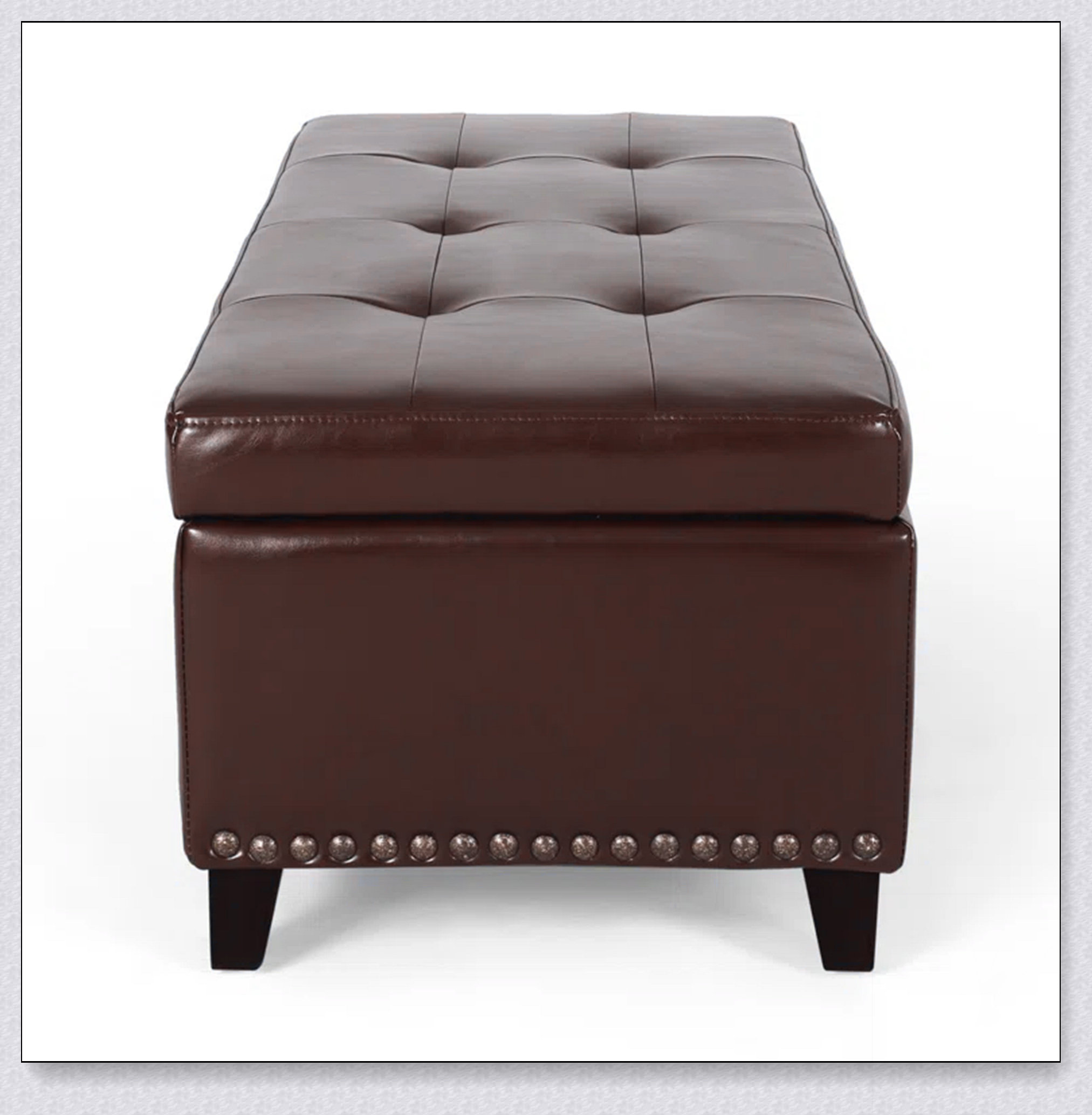Everly Quinn Baltimore Ottoman Seat, Entryway Multifunctional Bench ...