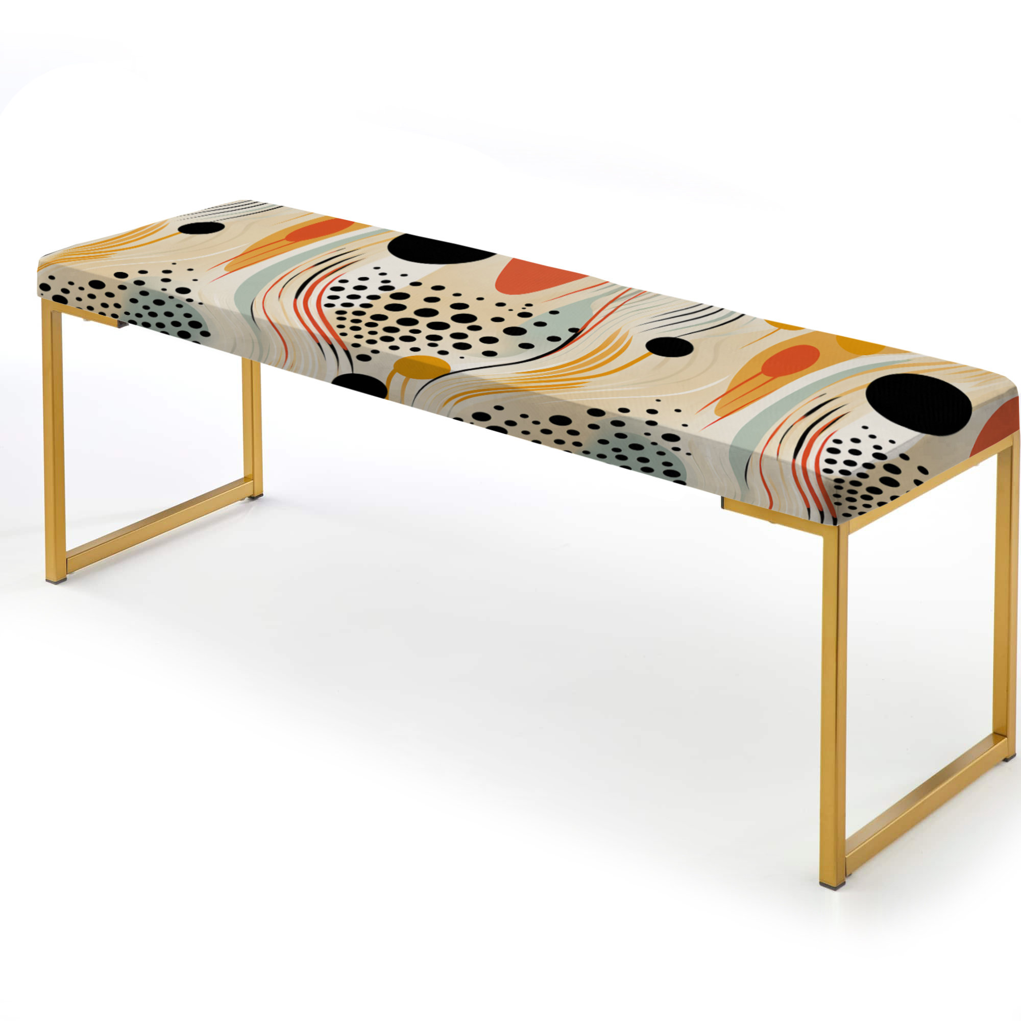 Design Art Tribal Essence Polka Dots Pattern - Polka Dots Upholstered ...