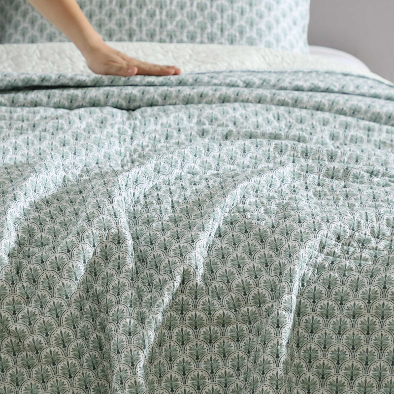 Tommy Bahama Home Tommy Bahama Coastal Batik Reversible Cotton Green ...