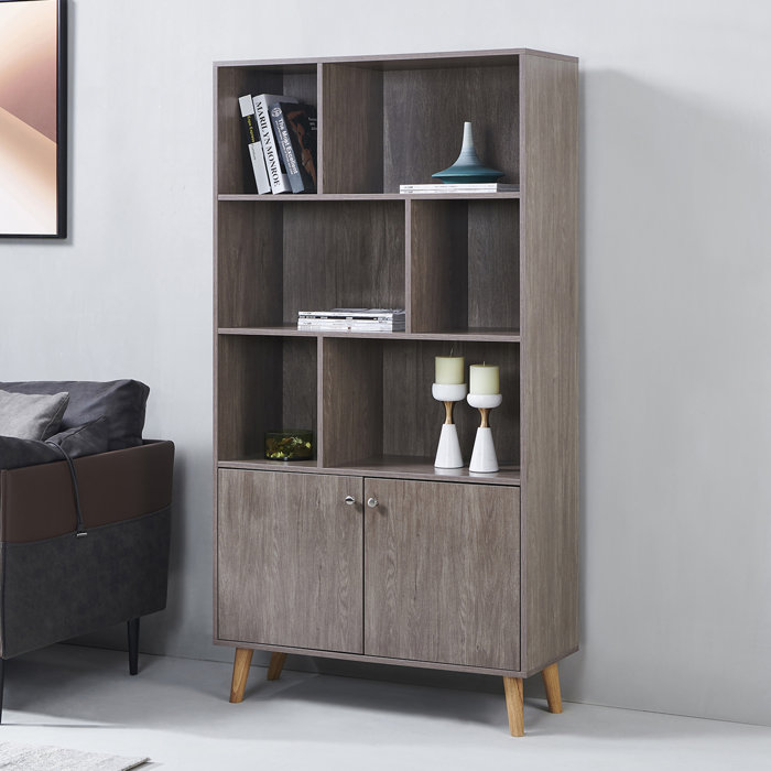 Corrigan Studio® Moye Storage Bookcase & Reviews | Wayfair
