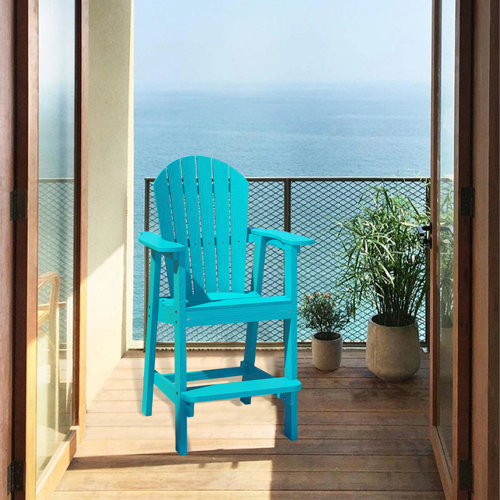 Rosecliff Heights Tall Adirondack Chair Adirondack Barstools Balcony ...