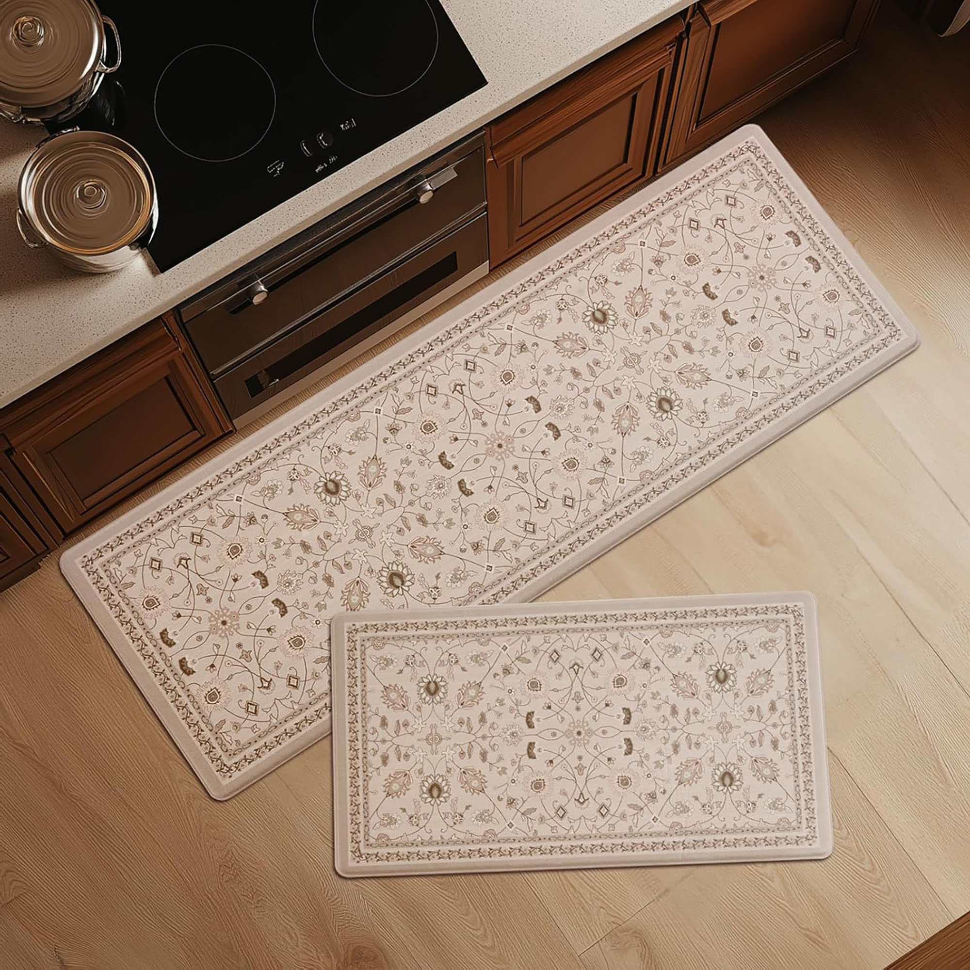 Alcott Hill® Anti Fatigue Kitchen Mats For Floor 2 Piece Set,Waterproof ...